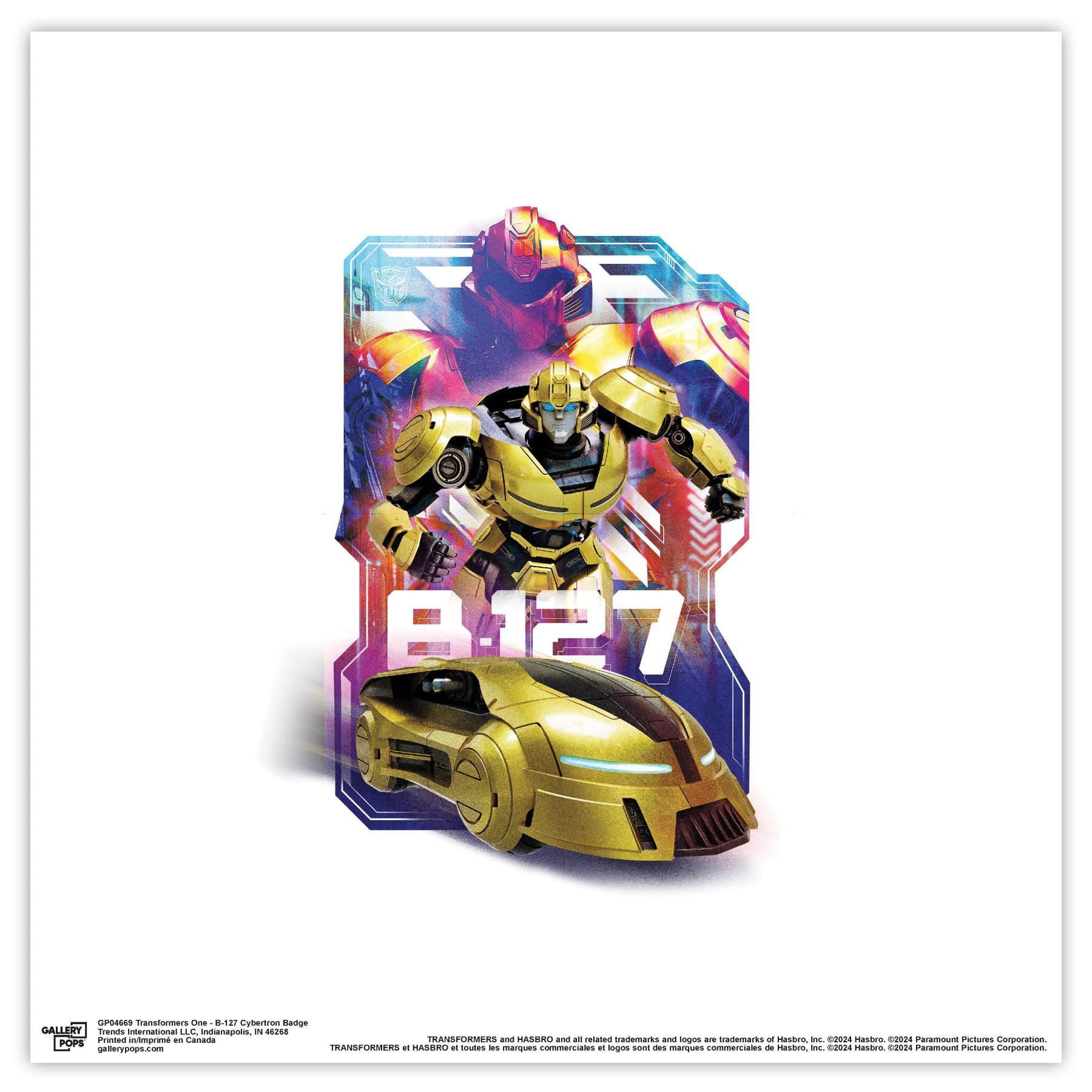 Gallery Pops Transformers One - B-127 Cybertron Badge Wall Art ...