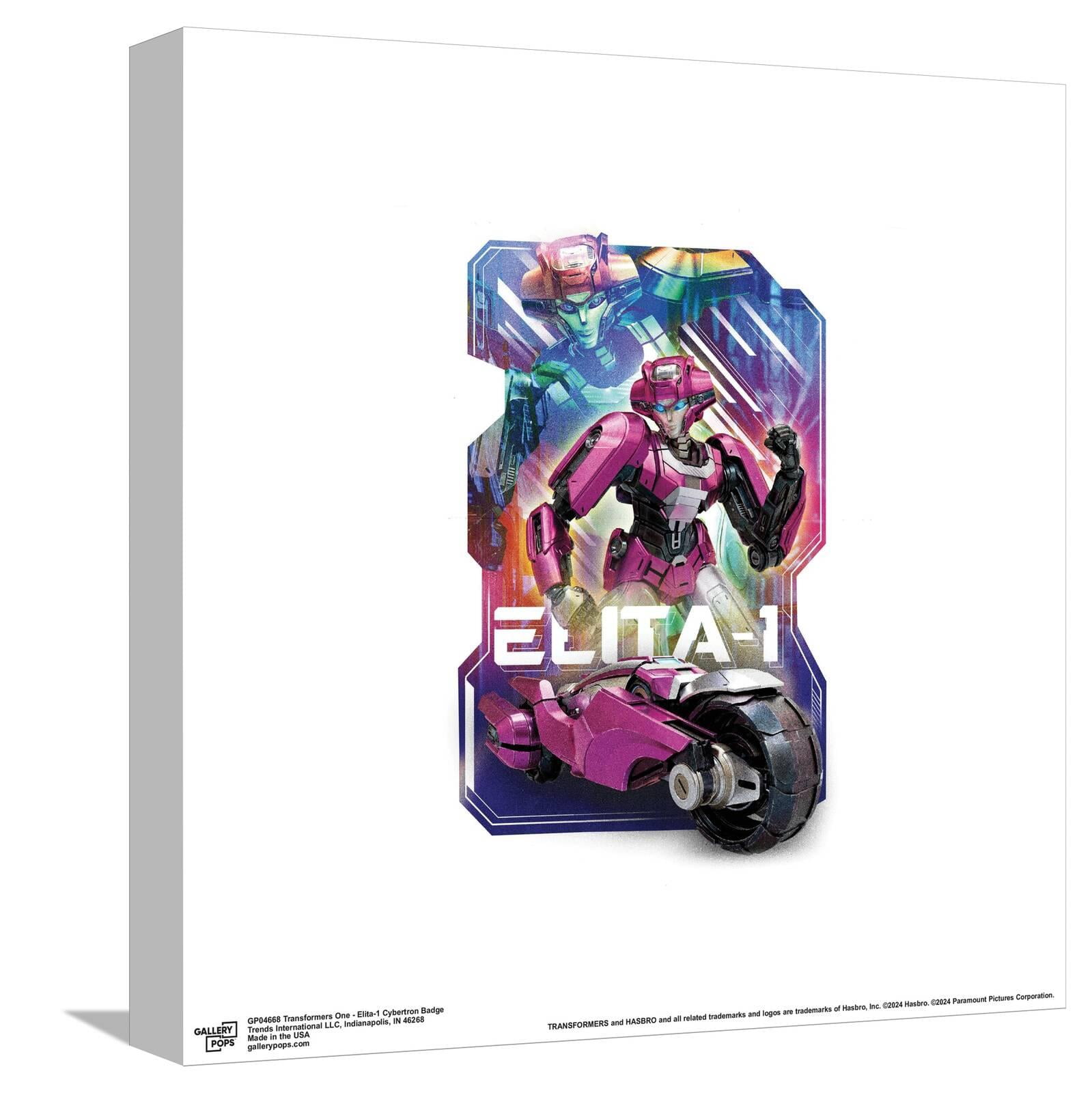 Gallery Pops Transformers One - Elita-1 Cybertron Badge Canvas Wall Art ...