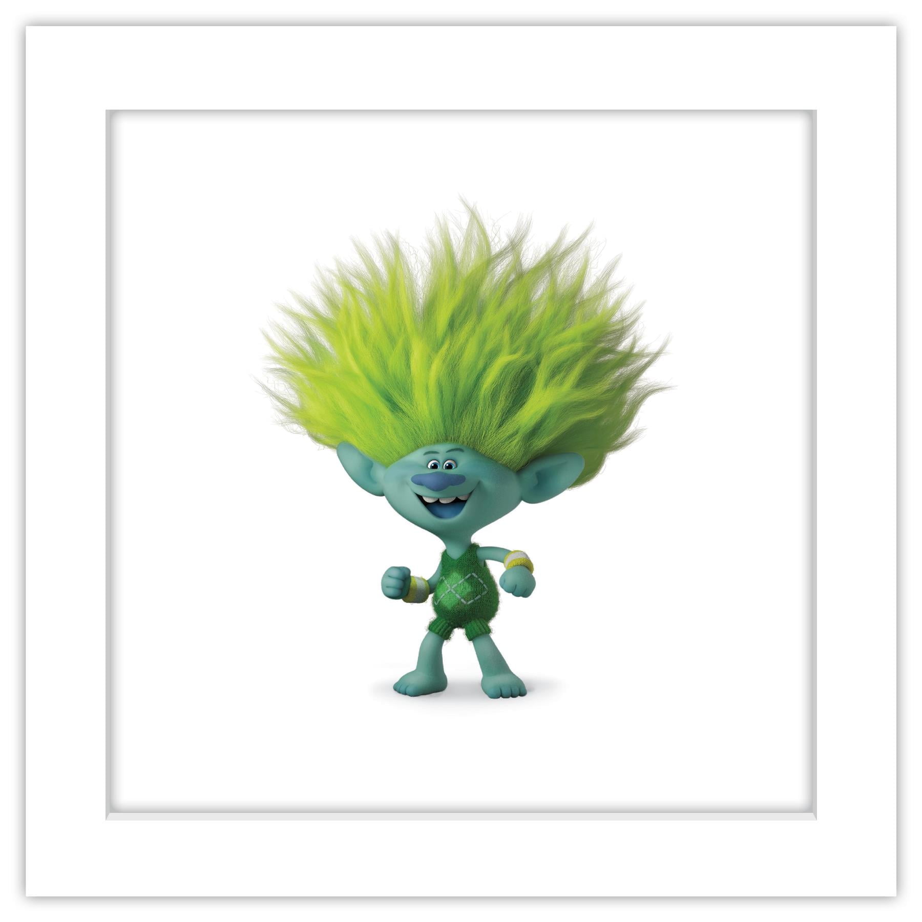 Gallery Pops Trolls Band Together - Clay Wall Art, White Framed Version ...