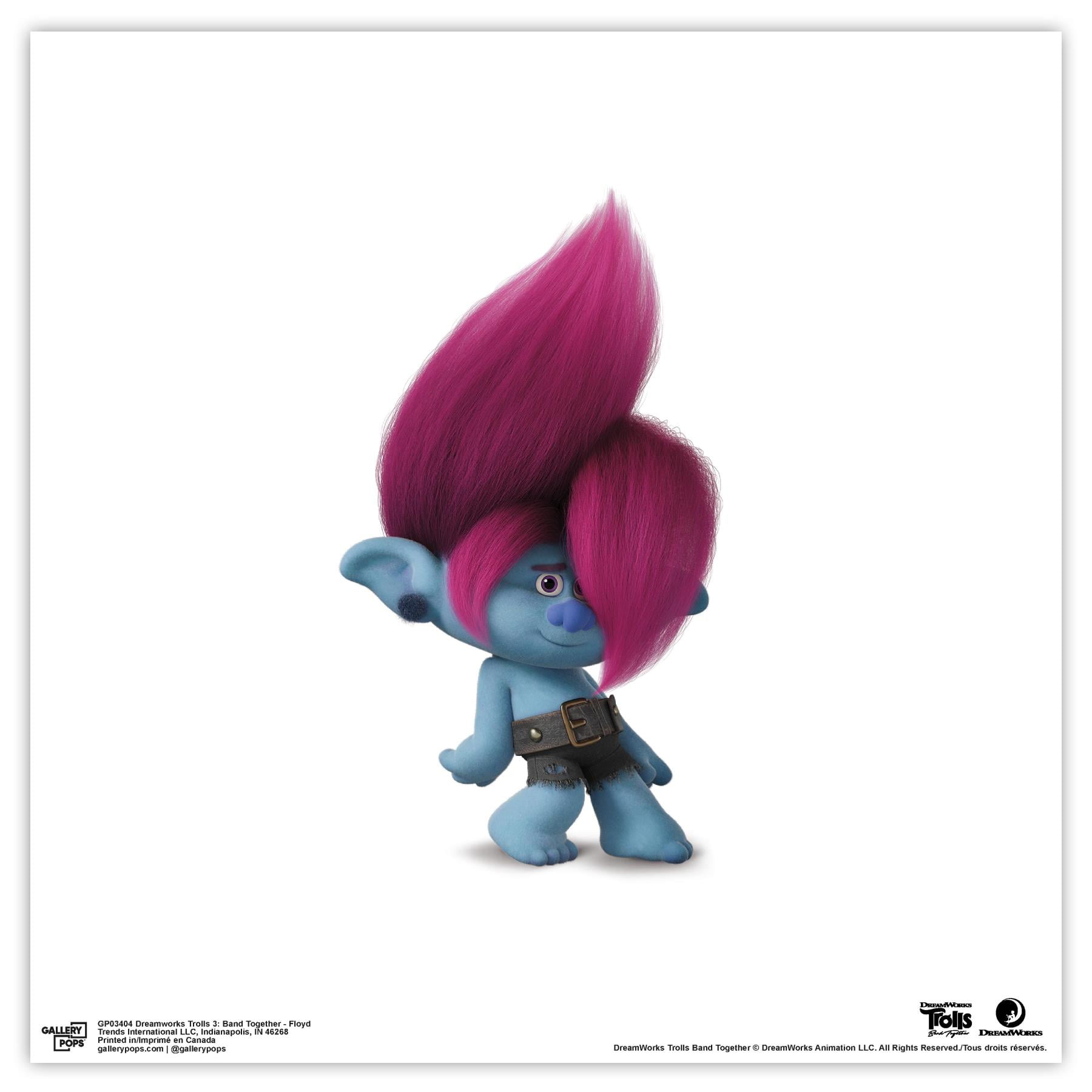 Gallery Pops Trolls Band Together - Floyd Wall Art, Unframed Version ...