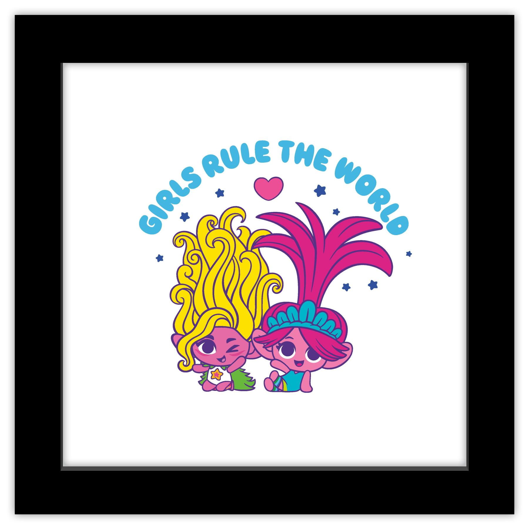 Gallery Pops Trolls Band Together - Girls Rule The Wrold Wall Art ...