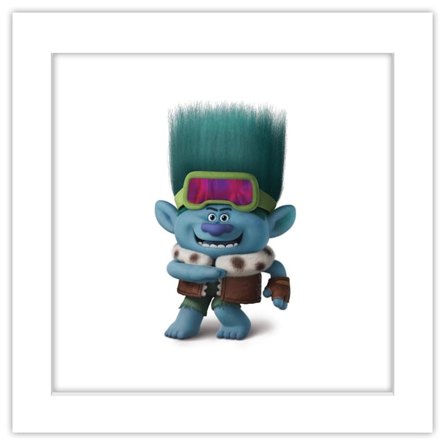 Gallery Pops Trolls Band Together - John Dory Wall Art, White Framed ...
