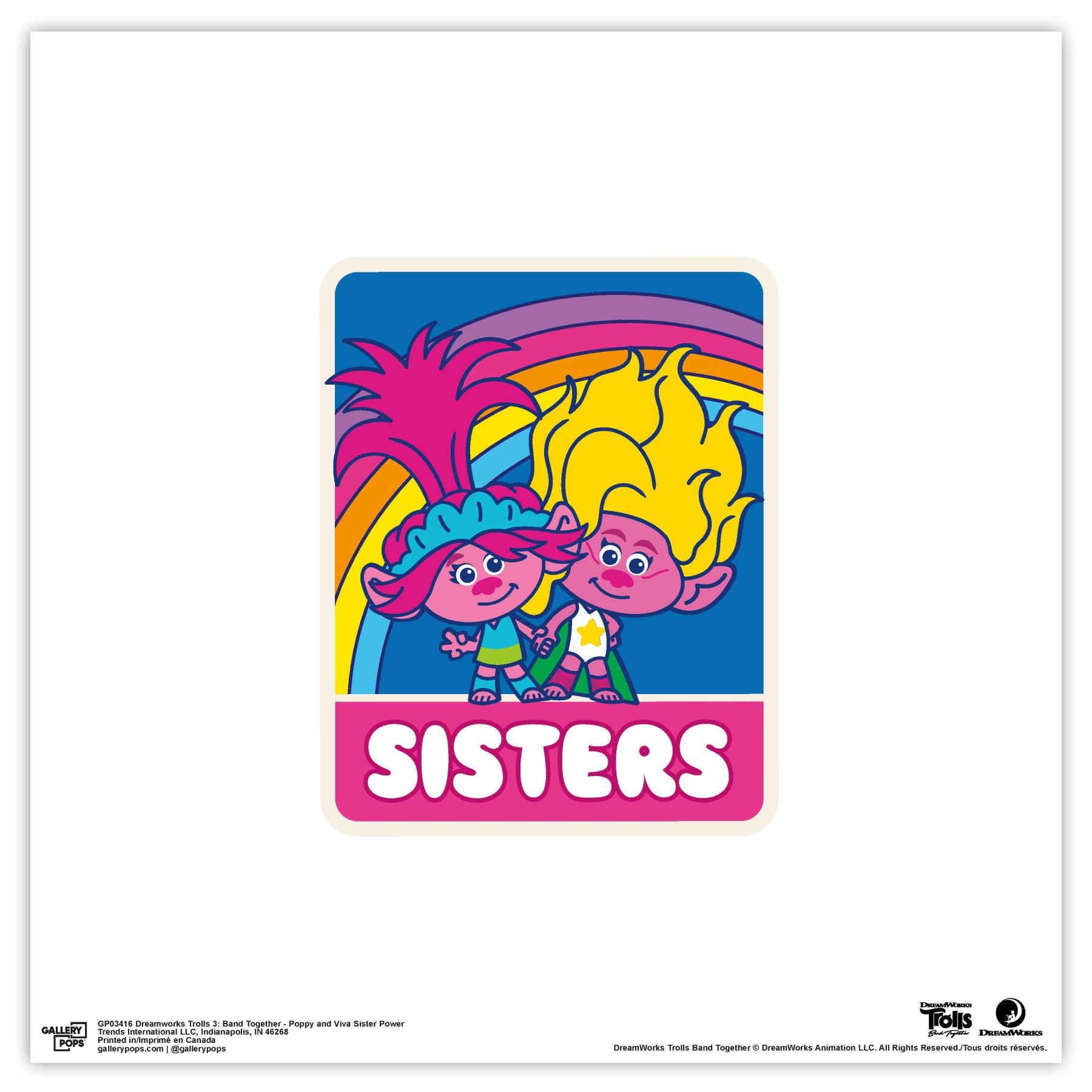 Gallery Pops Trolls Band Together - Poppy and Viva Sister Power Wall ...