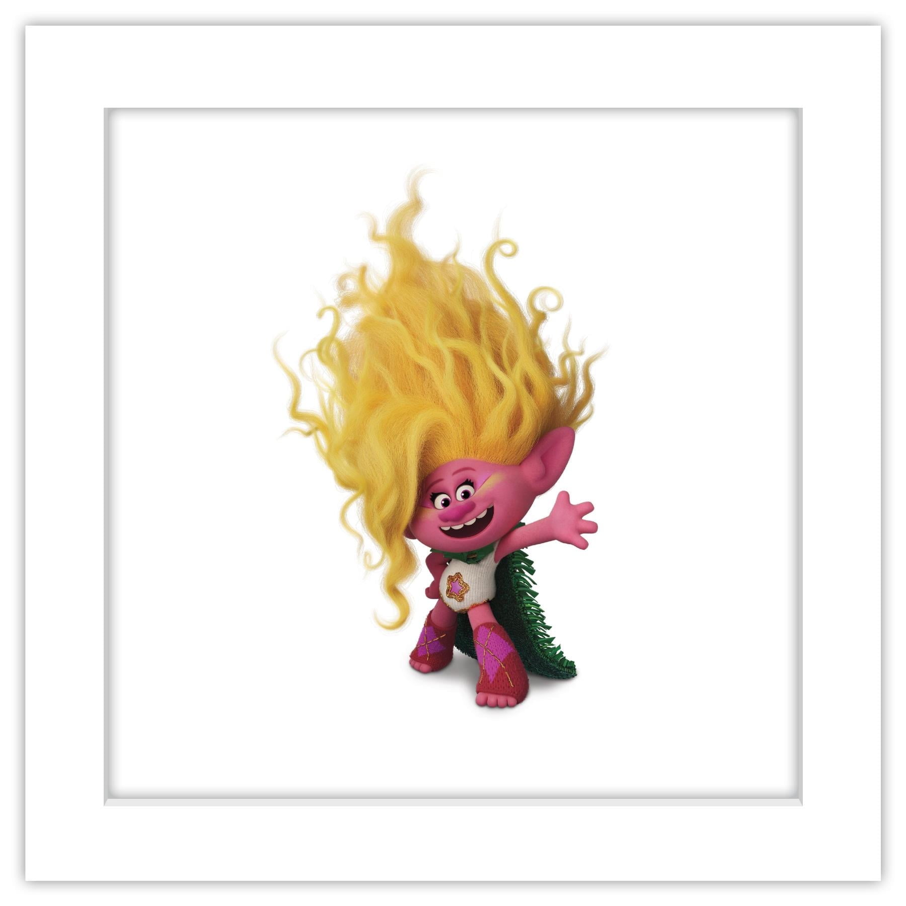 Gallery Pops Trolls Band Together - Viva Wall Art, White Framed Version ...