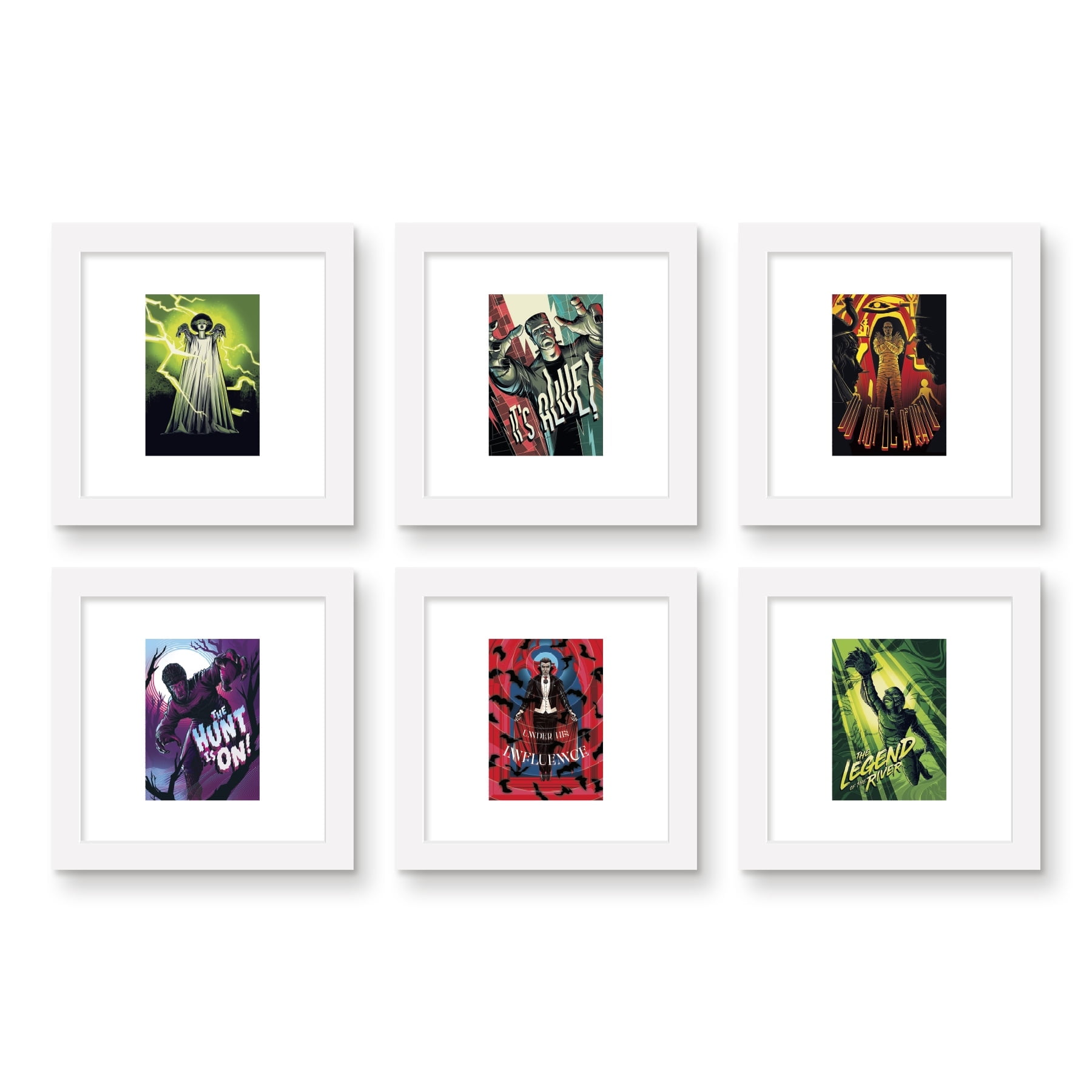 Gallery Pops Universal Monsters - César Moreno Monster Wall Art Bundle ...