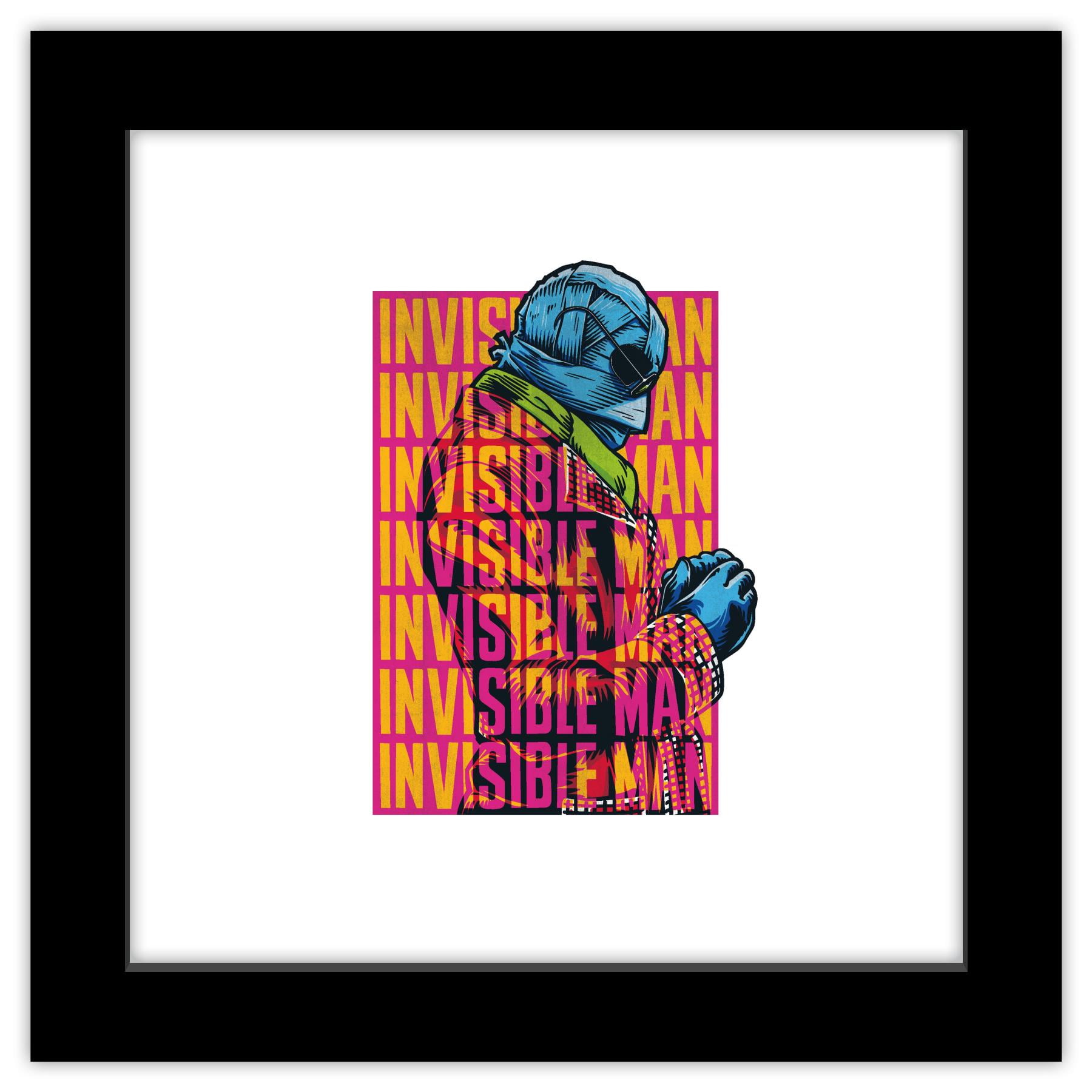Gallery Pops Universal Monsters - Invisible Man Text Graphic Wall Art ...