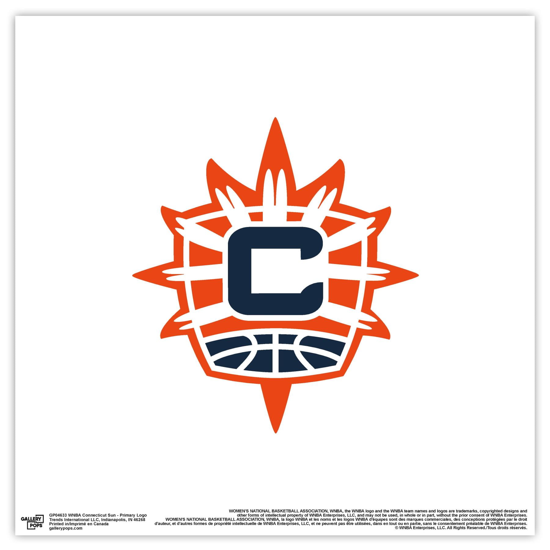 Gallery Pops WNBA Connecticut Sun - Primary Logo Wall Art, Unframed ...