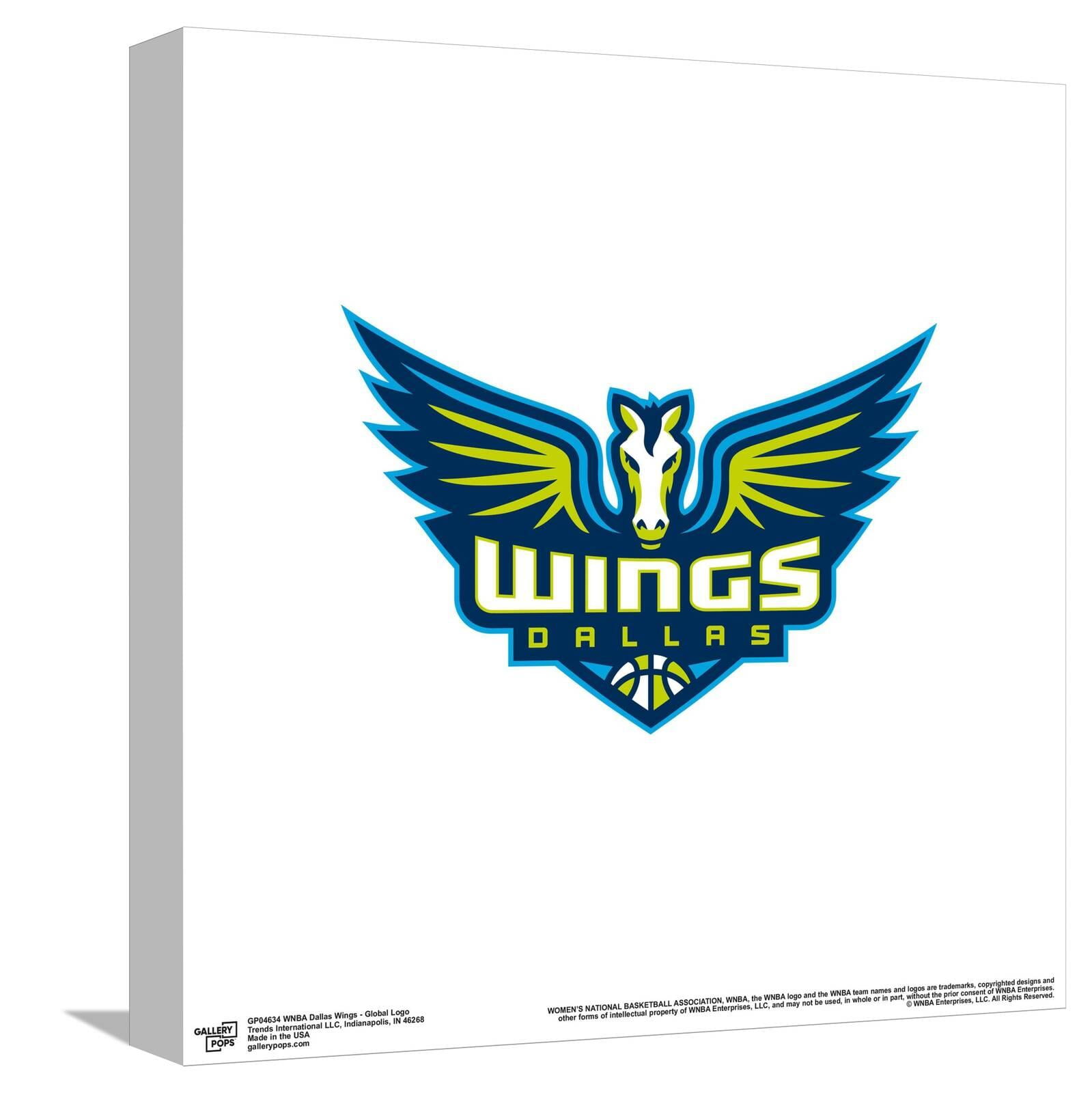 Gallery Pops WNBA Dallas Wings - Global Logo Canvas Wall Art, Unframed ...