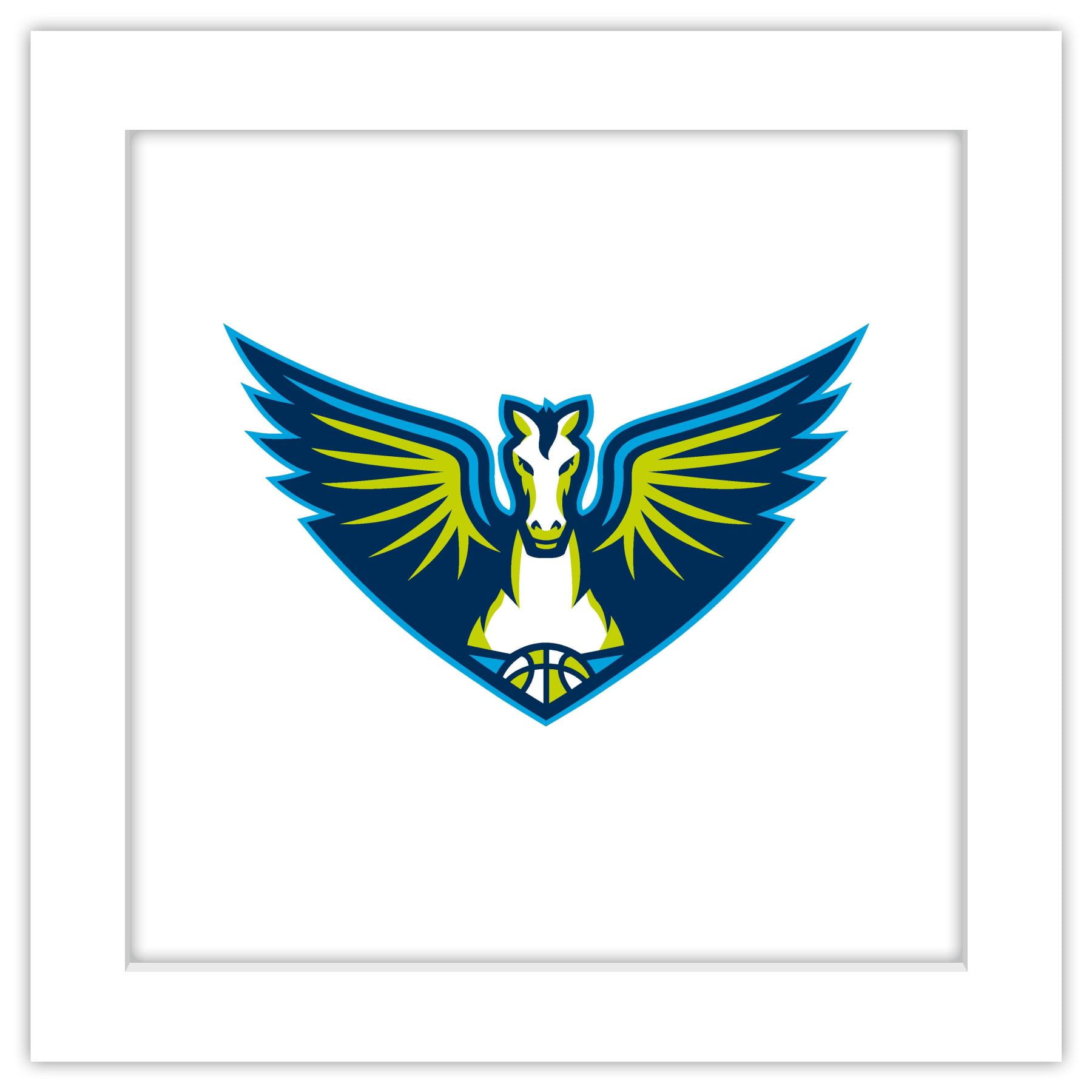 Gallery Pops WNBA Dallas Wings - Primary Logo Wall Art, White Framed ...
