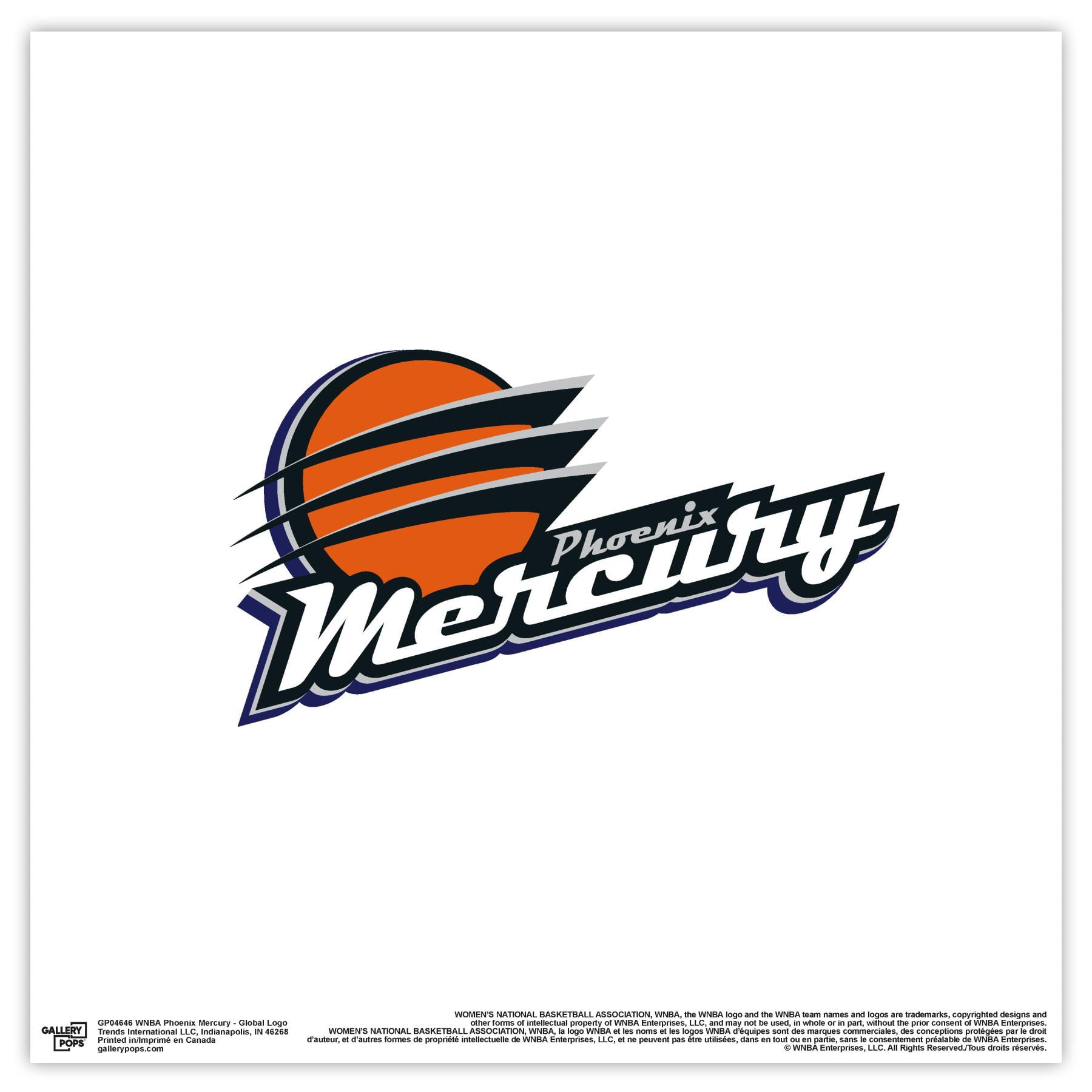 Gallery Pops WNBA Phoenix Mercury - Global Logo Wall Art, Unframed ...