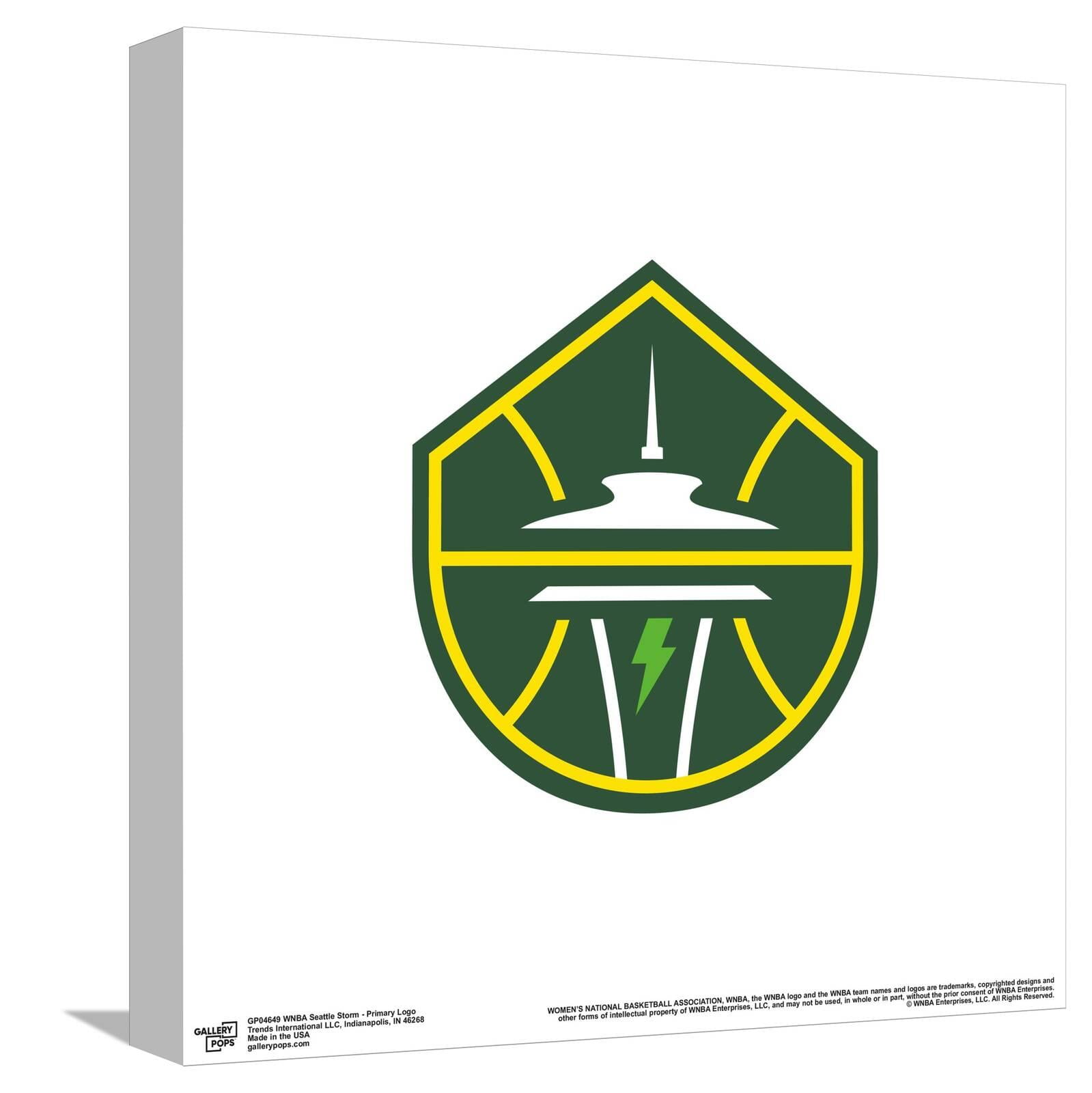 Gallery Pops WNBA Seattle Storm - Primary Logo Canvas Wall Art ...
