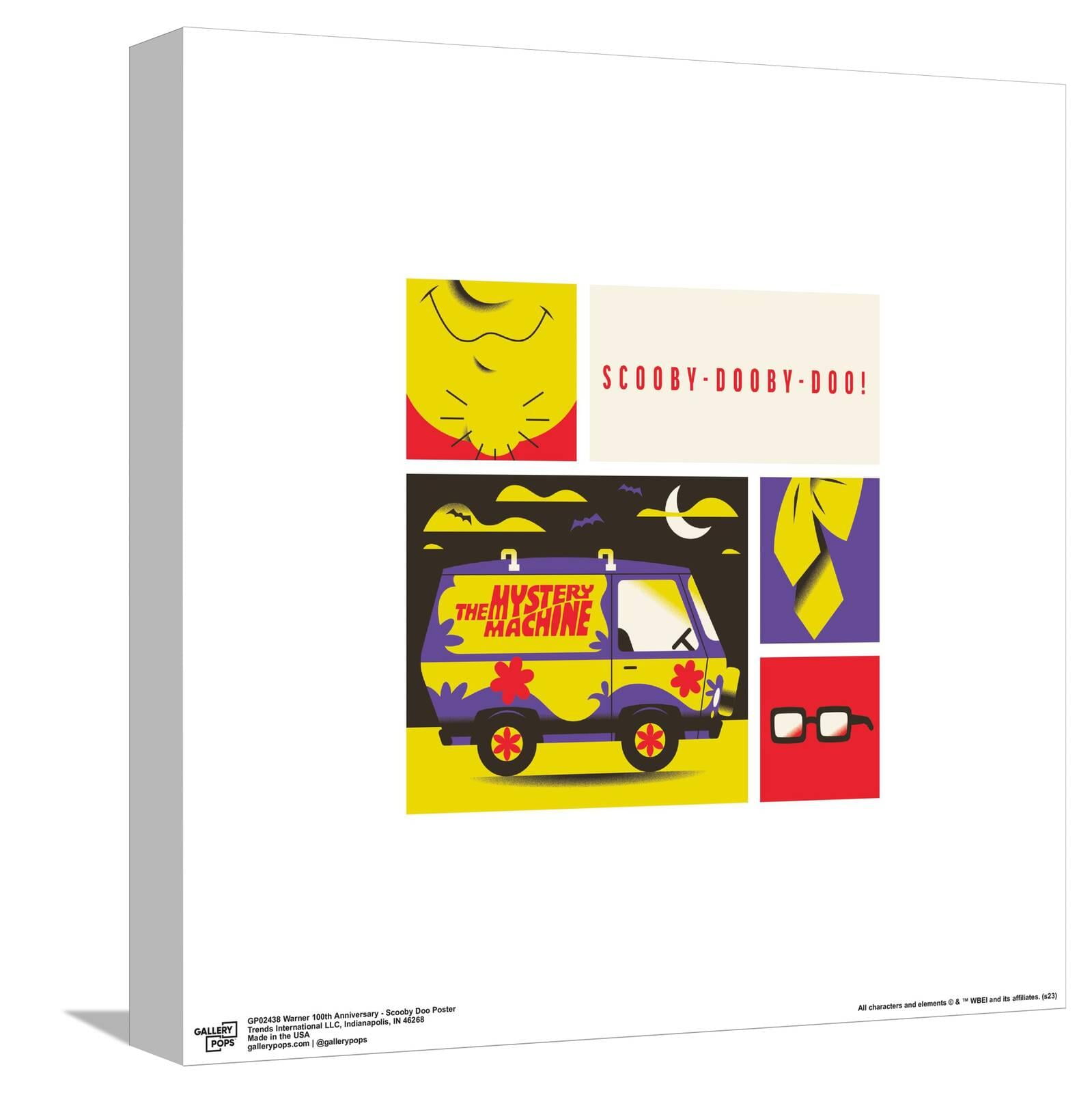 Gallery Pops Warner 100th Anniversary - Scooby Doo Poster Canvas Wall ...