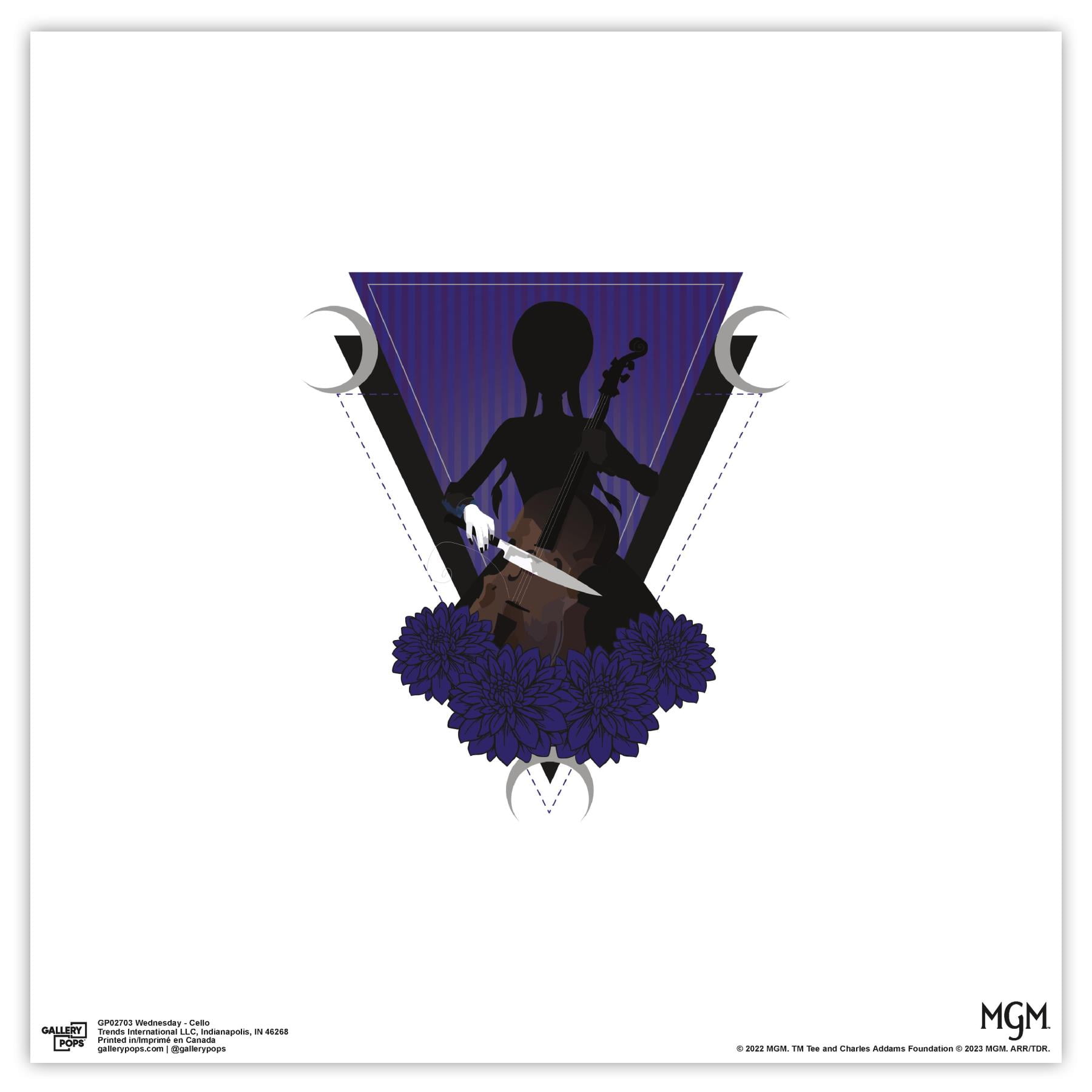 Gallery Pops Wednesday - Cello Wall Art, Unframed Version, 12" x 12 ...