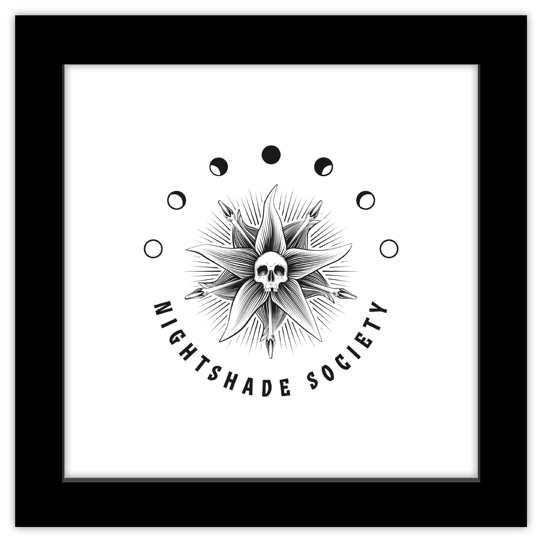 Gallery Pops Wednesday - Nightshade Society Wall Art, Black Framed ...