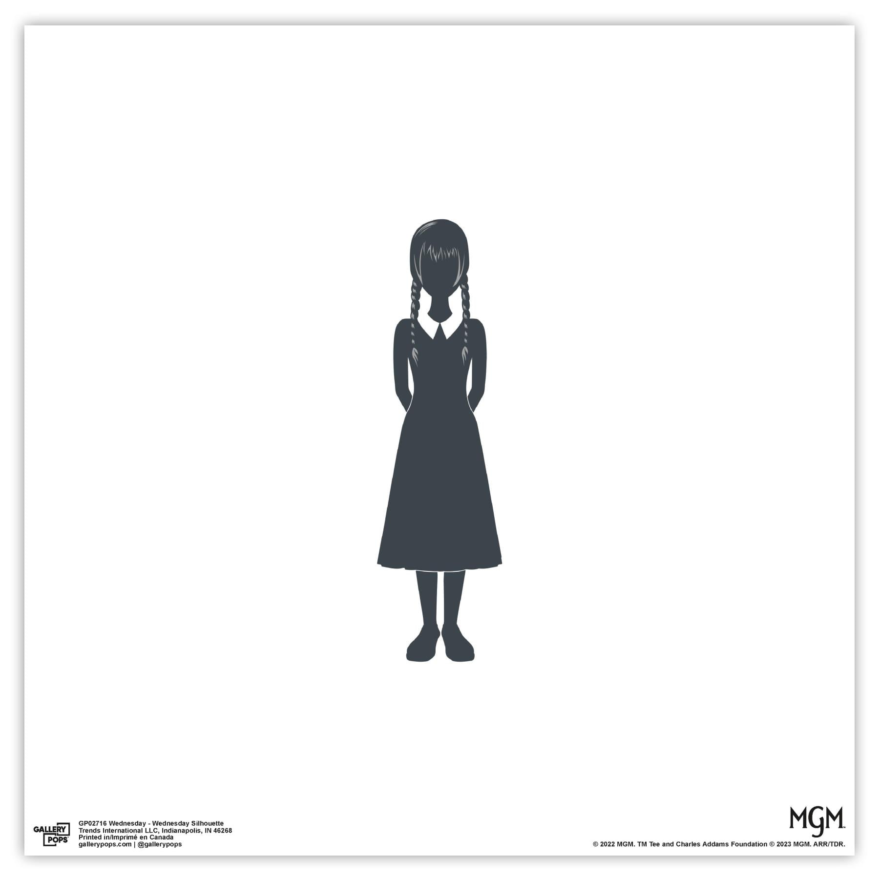 Gallery Pops Wednesday - Wednesday Silhouette Wall Art, Unframed ...