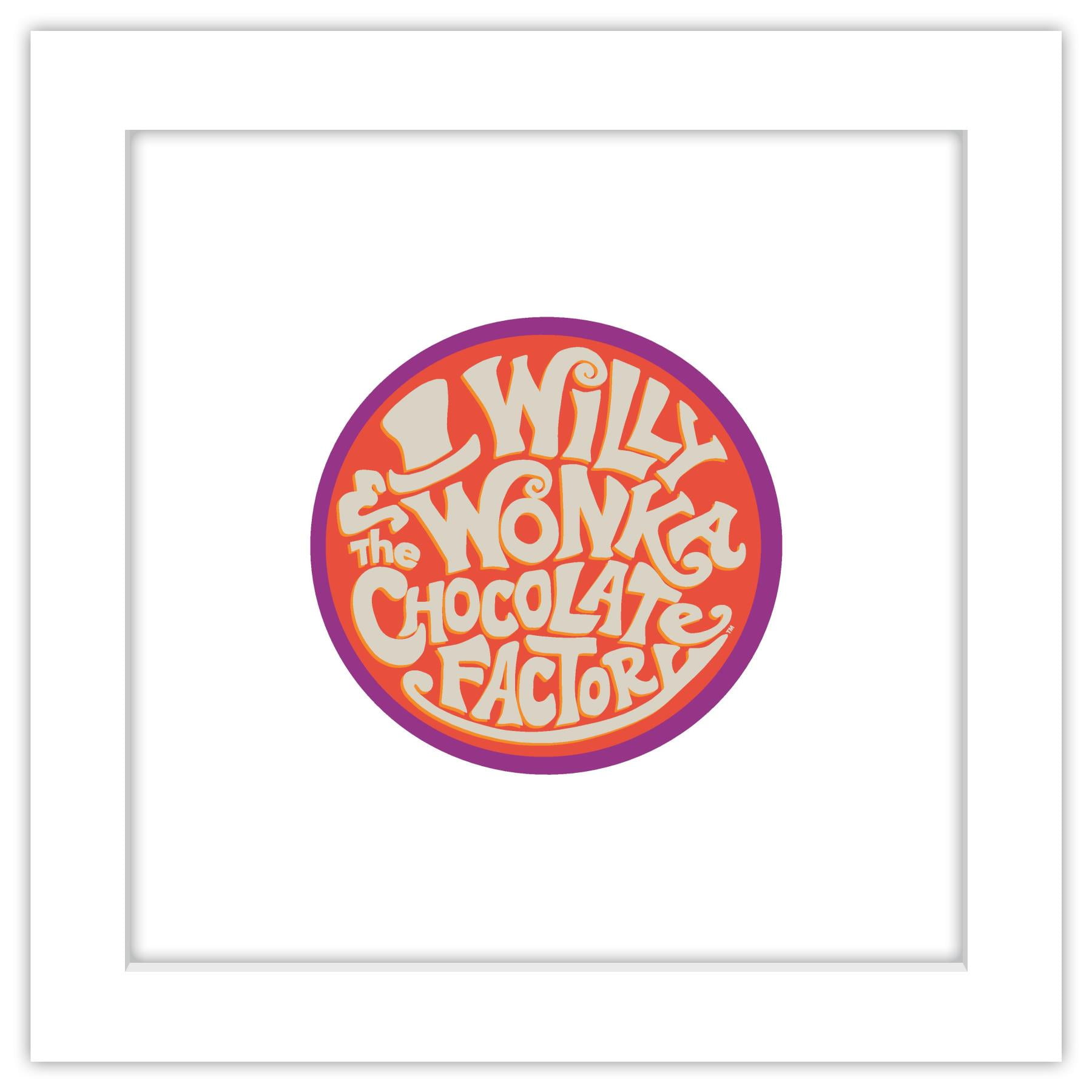 Gallery Pops Willy Wonka and the Chocolate Factory - Willy Wonka Circle Text Logo Wall Art ...