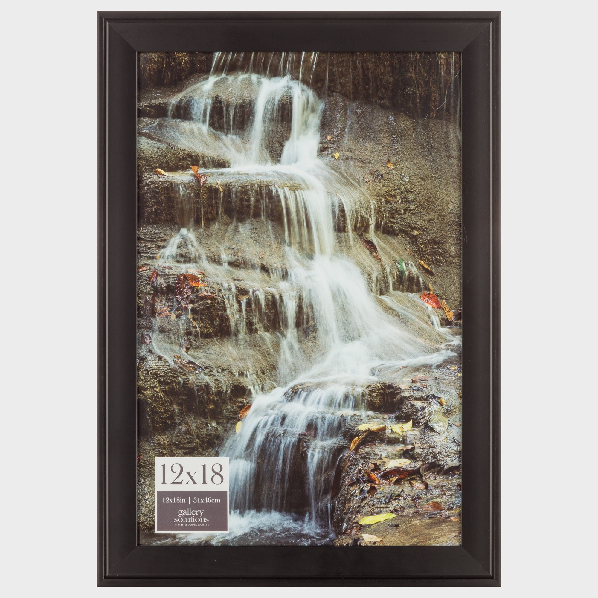 Gallery Solutions 12x18 Black Photo Frame - Walmart.com