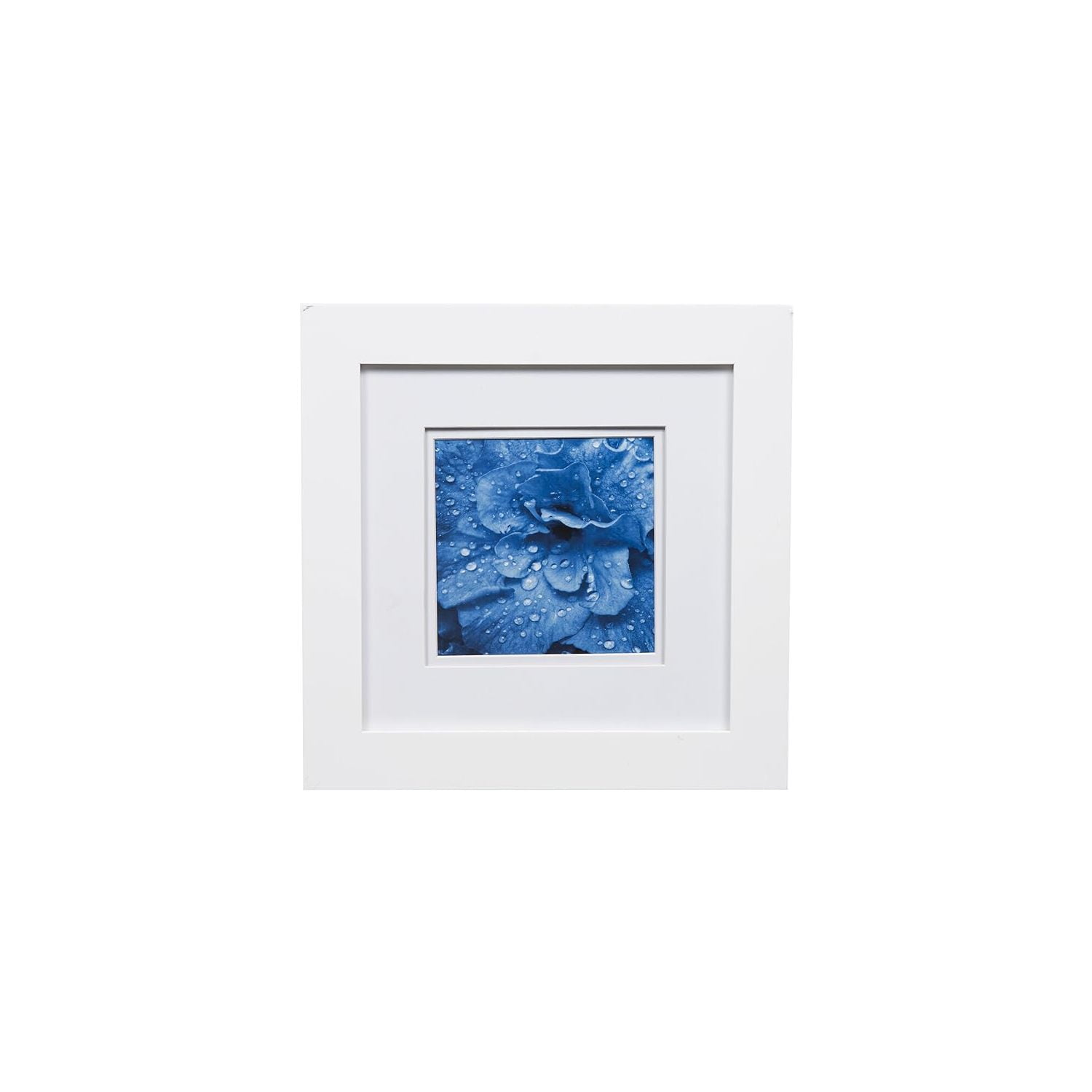 Gallery Solutions 8"x8" Wall Mount Tabletop Picture Frame Double Mat ...