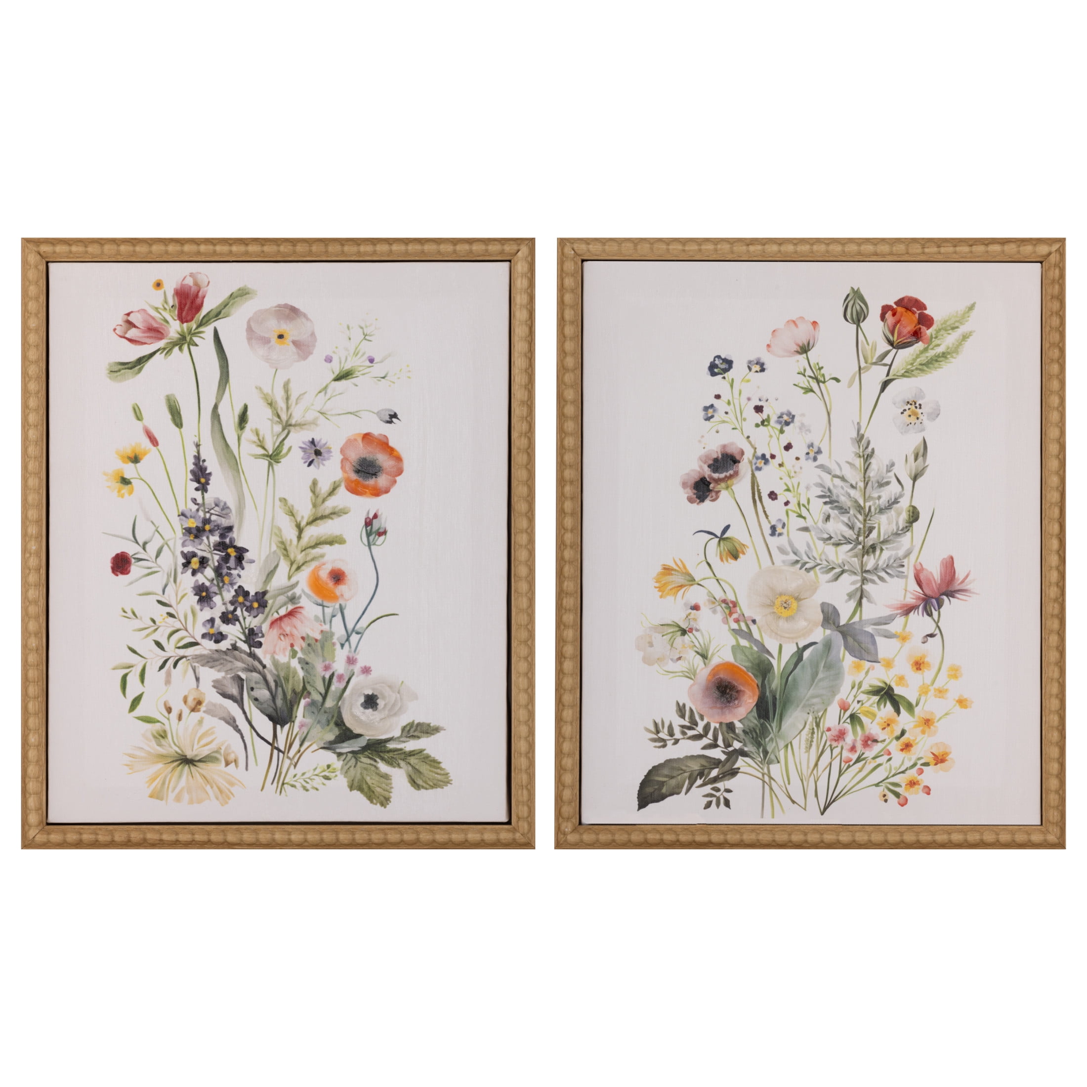 Solutions Botanical Floral Canvas Art - Set of 2 - 18x24 inches ...