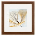 Studio Decor Gallery Walnut & Gold Trim Frame with Mat - Walmart.com