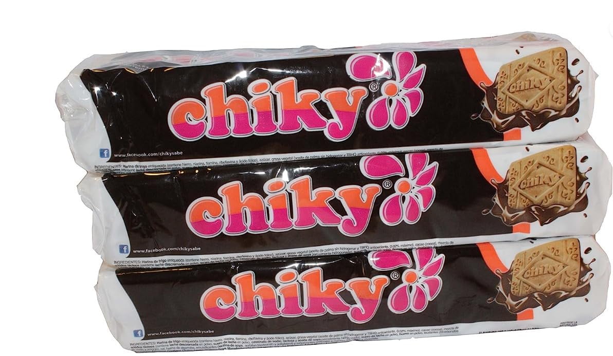 Galletas Pozuelo Chiky Cubiertas de Crema de Chocolate 16 oz 3 pack ...