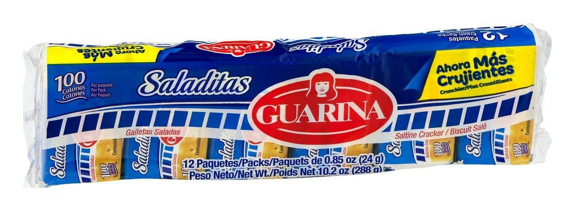 Guarina Crackers, Saltine, 12 Packs of 0.85 Oz, Gourmet Texture and ...