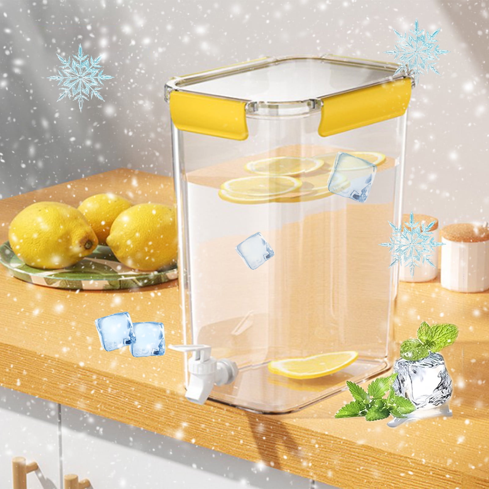 Gallickan 1.2 Gallon Drink Dispenser with Spigot, Beverage Dispenser ...