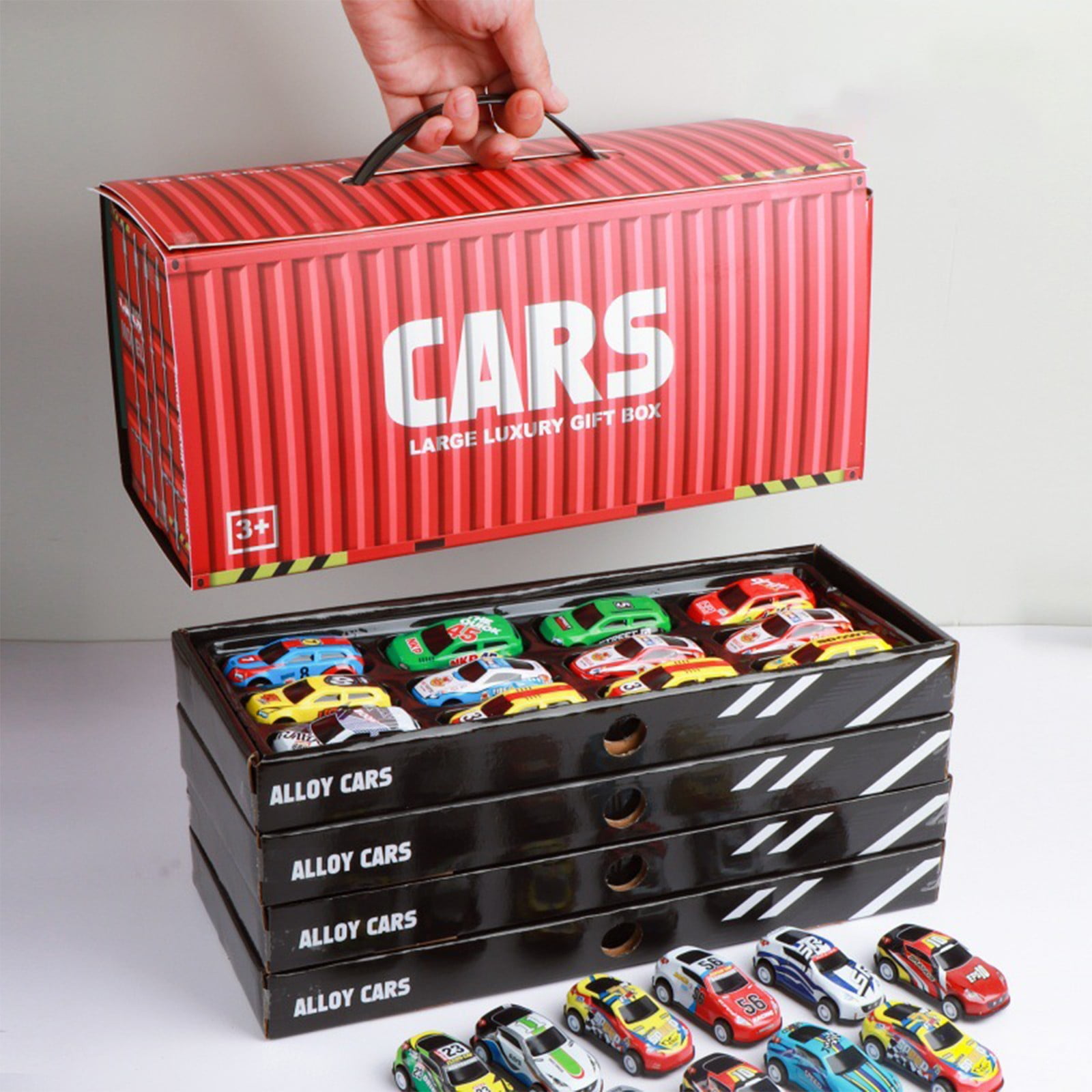 Gallickan 48 Pieces Pull Back Cars Set, Sports Car Model for Boys Kids ...