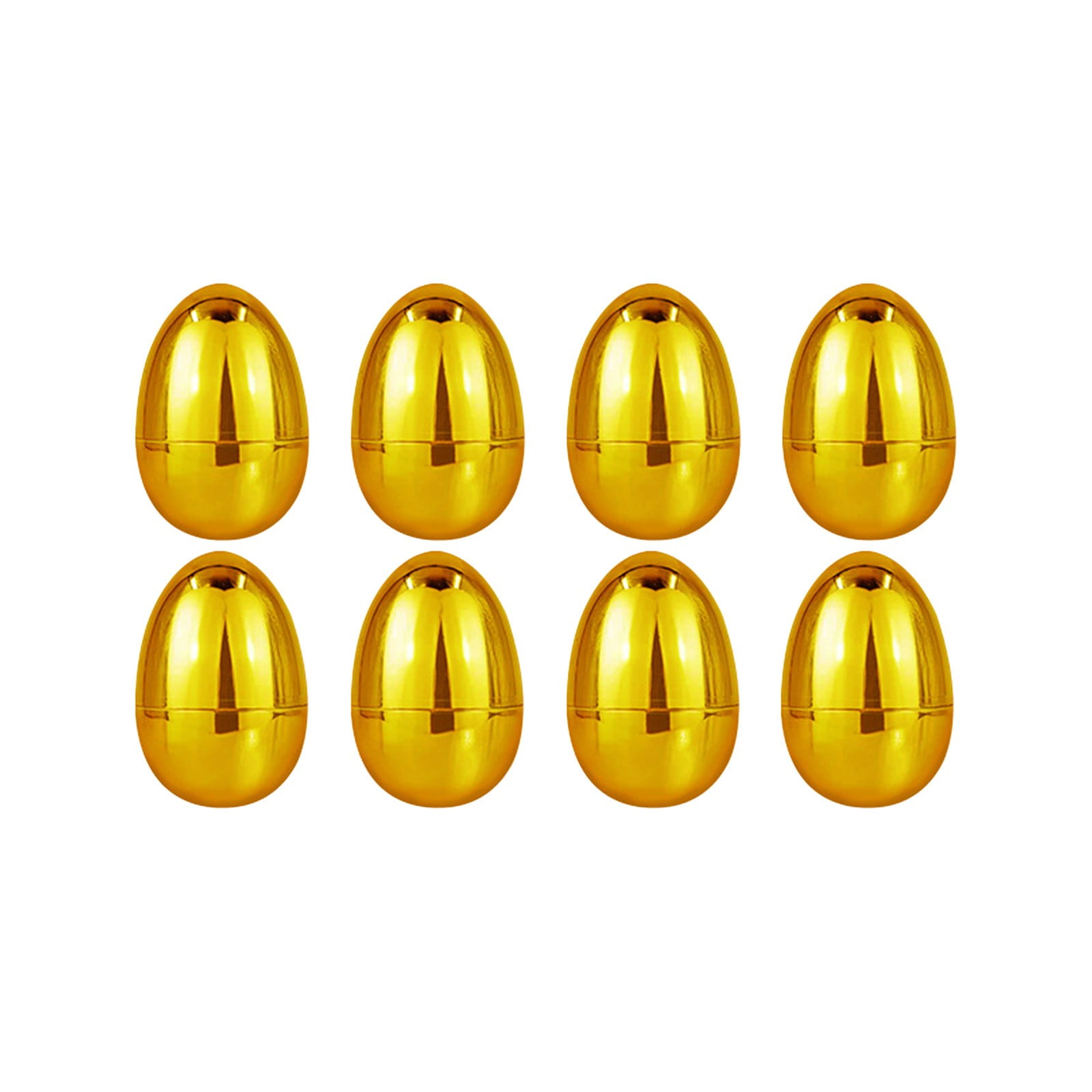Gallickan 8 Pack Easter Eggs, Life-Size Fillable Empty Eggs Plastic ...