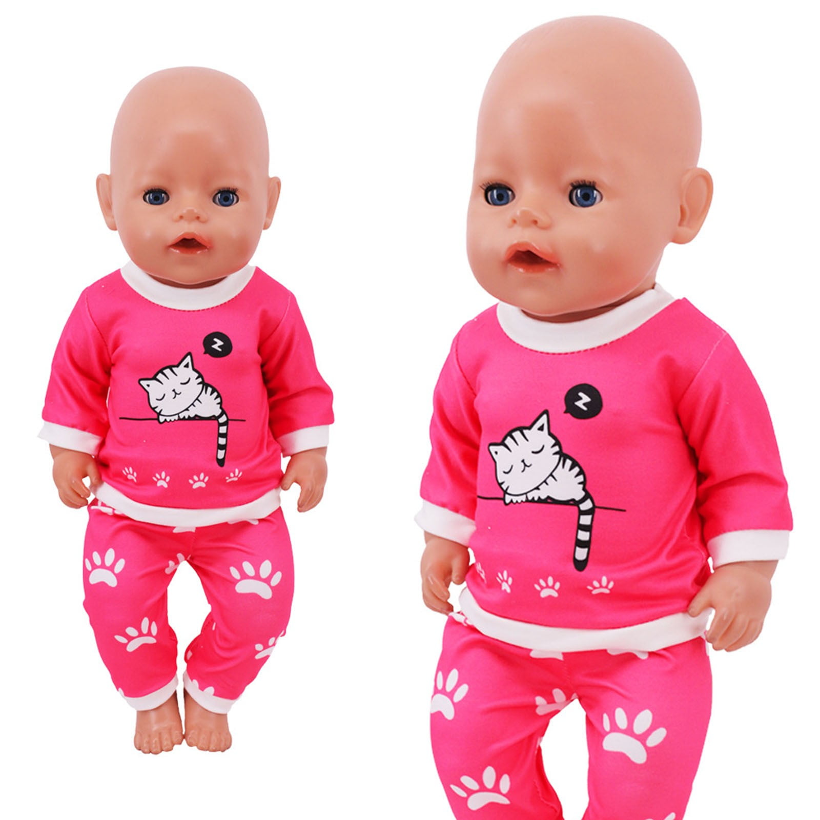 Gallickan Baby Dolls Clothes, Girls Doll Outfit Accessories for 17-19 ...