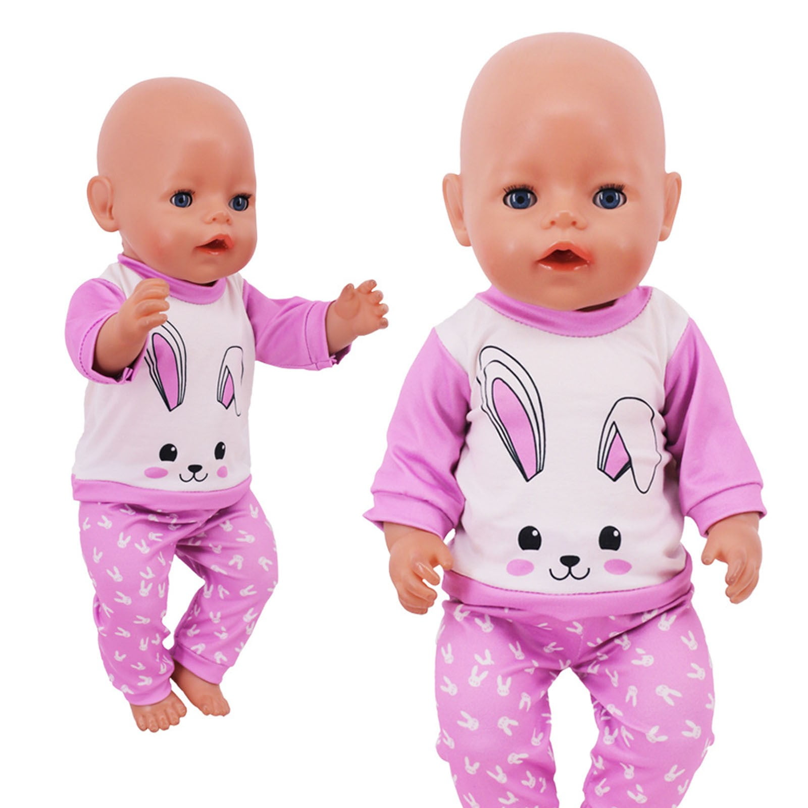 Gallickan Baby Dolls Clothes, Girls Doll Outfit Accessories for 17-19 ...