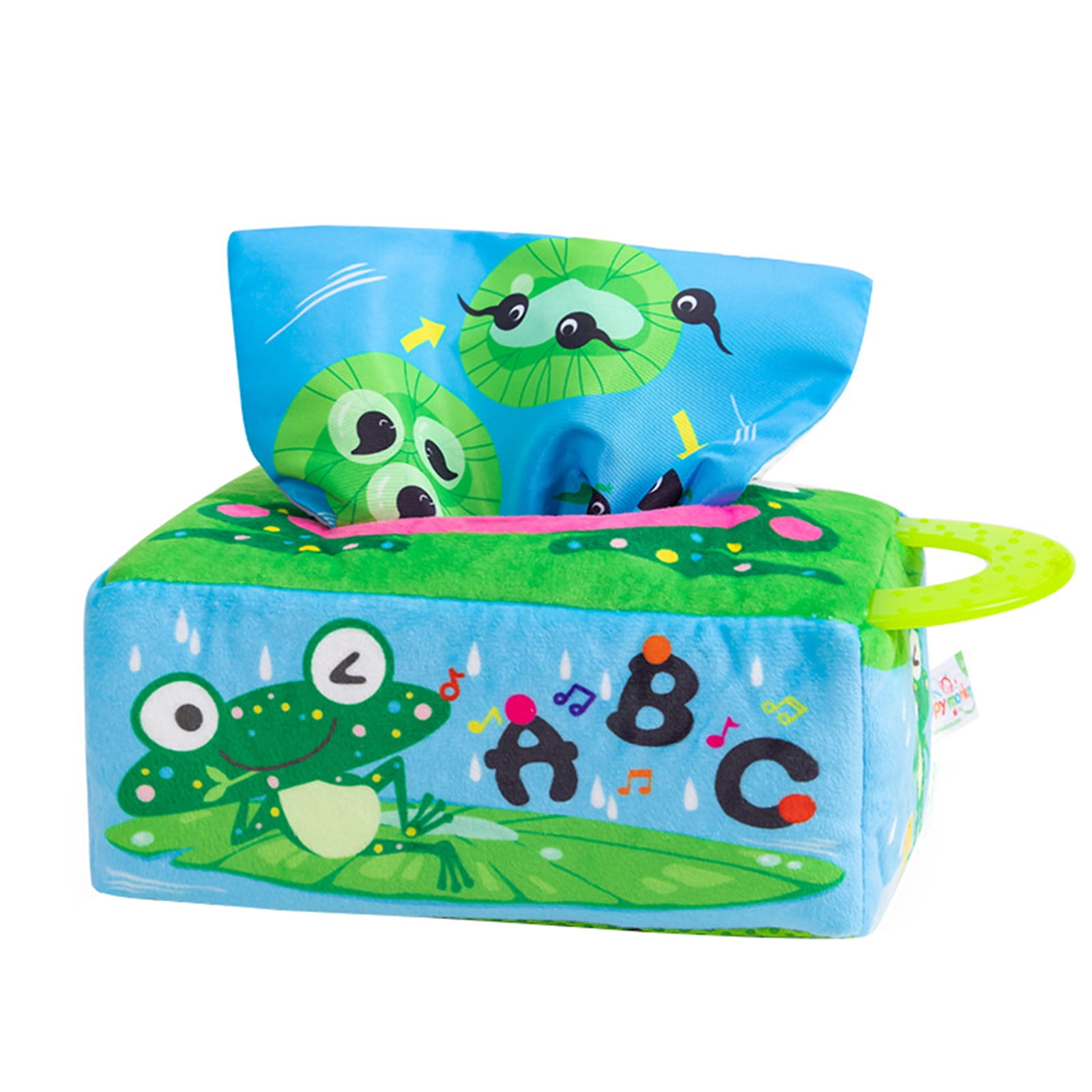 Gallickan Baby Tissue Box Toy, Montessori Tissue Box, High Contrast ...
