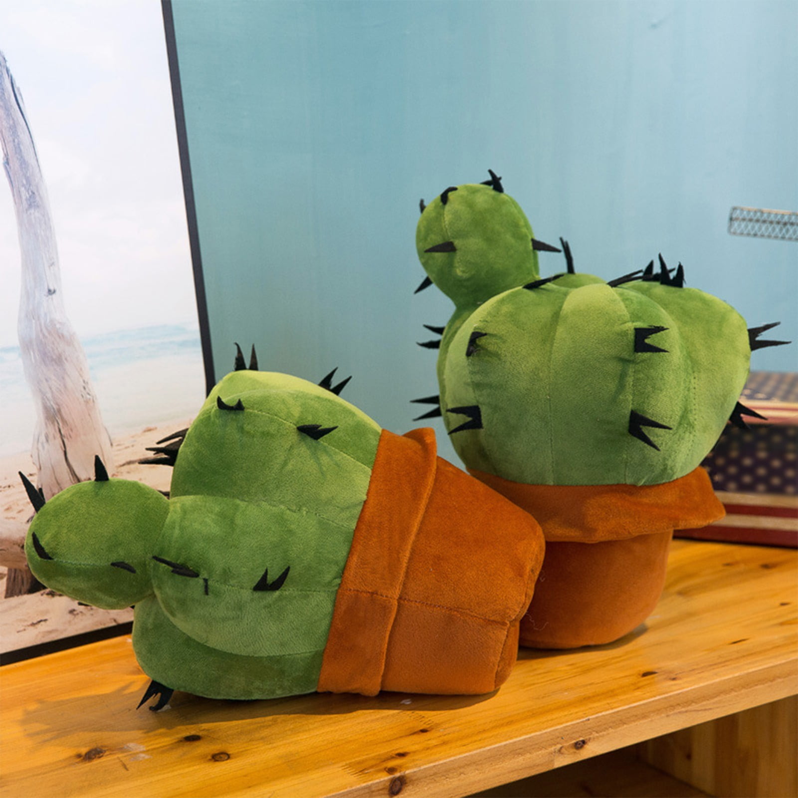 Gallickan Cacti Plush Toy, Large Plush Cactus Toys Stuffed Toys Potted ...