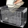 Gallickan Clear Piggy Bank Cash Coin Bank with Counter, Acrylic Money ...