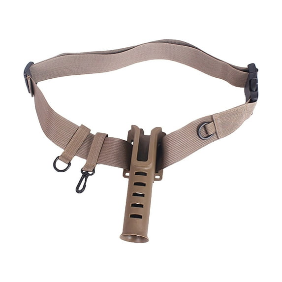Gallickan Fishing Rod Holder Belt with Waist Strap, Portable Hands Free ...