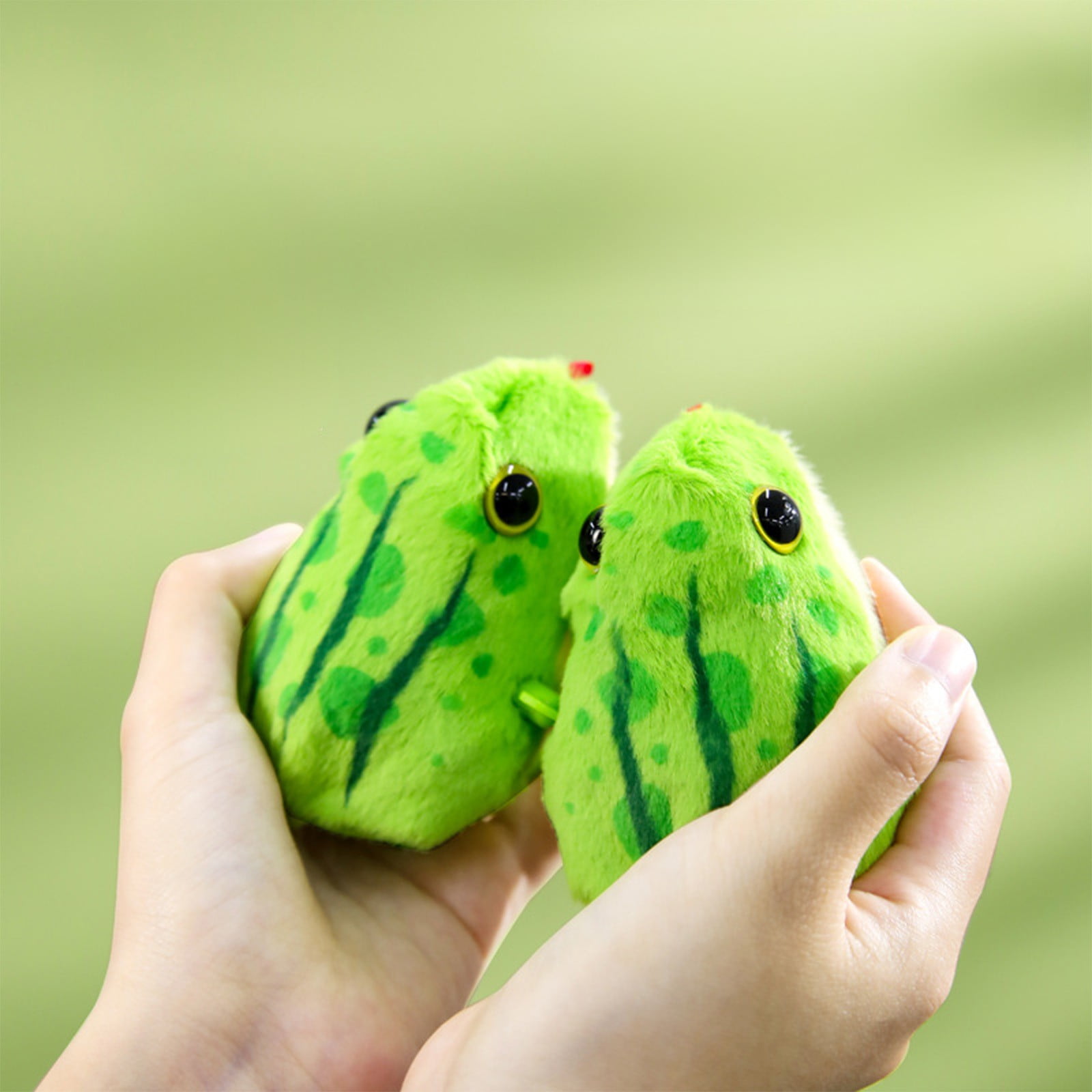 Gallickan Frog Plush Toy, Frog Clockwork Toys Realistic Frog Stuffed ...