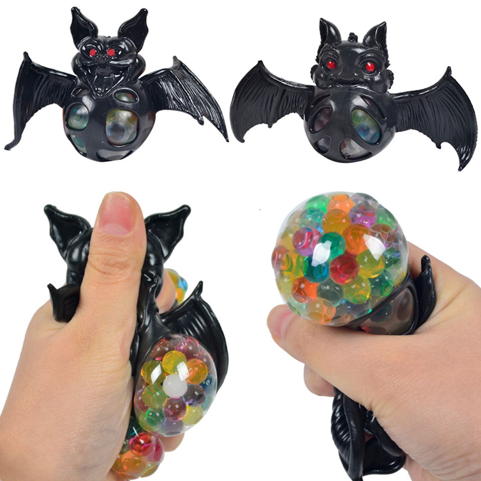 Gallickan Halloween Stress Balls Bat, Squish Squeeze Ball Toys ...