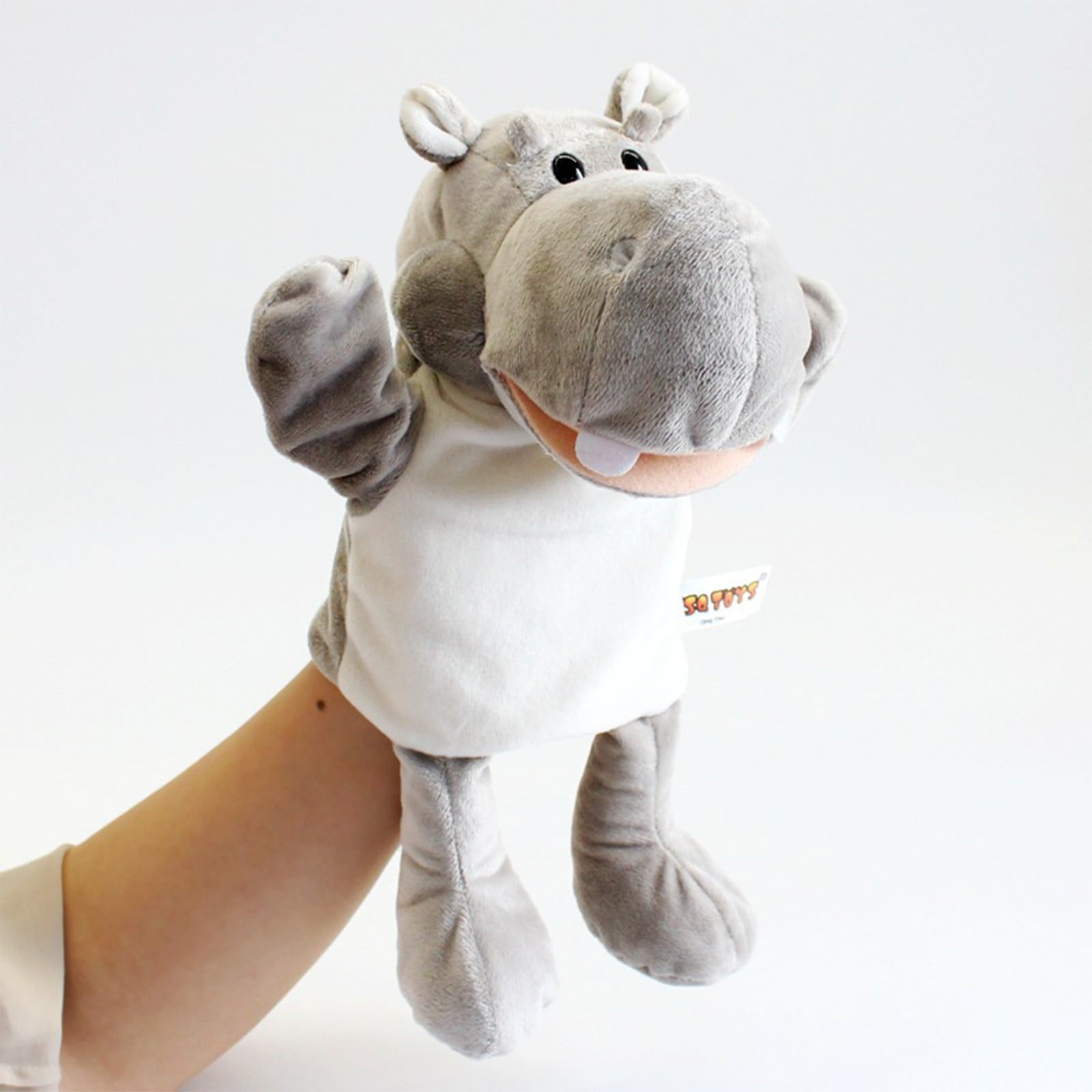 Gallickan Hand Puppet, Cute Soft Hippo Hand Puppet for Role Play ...