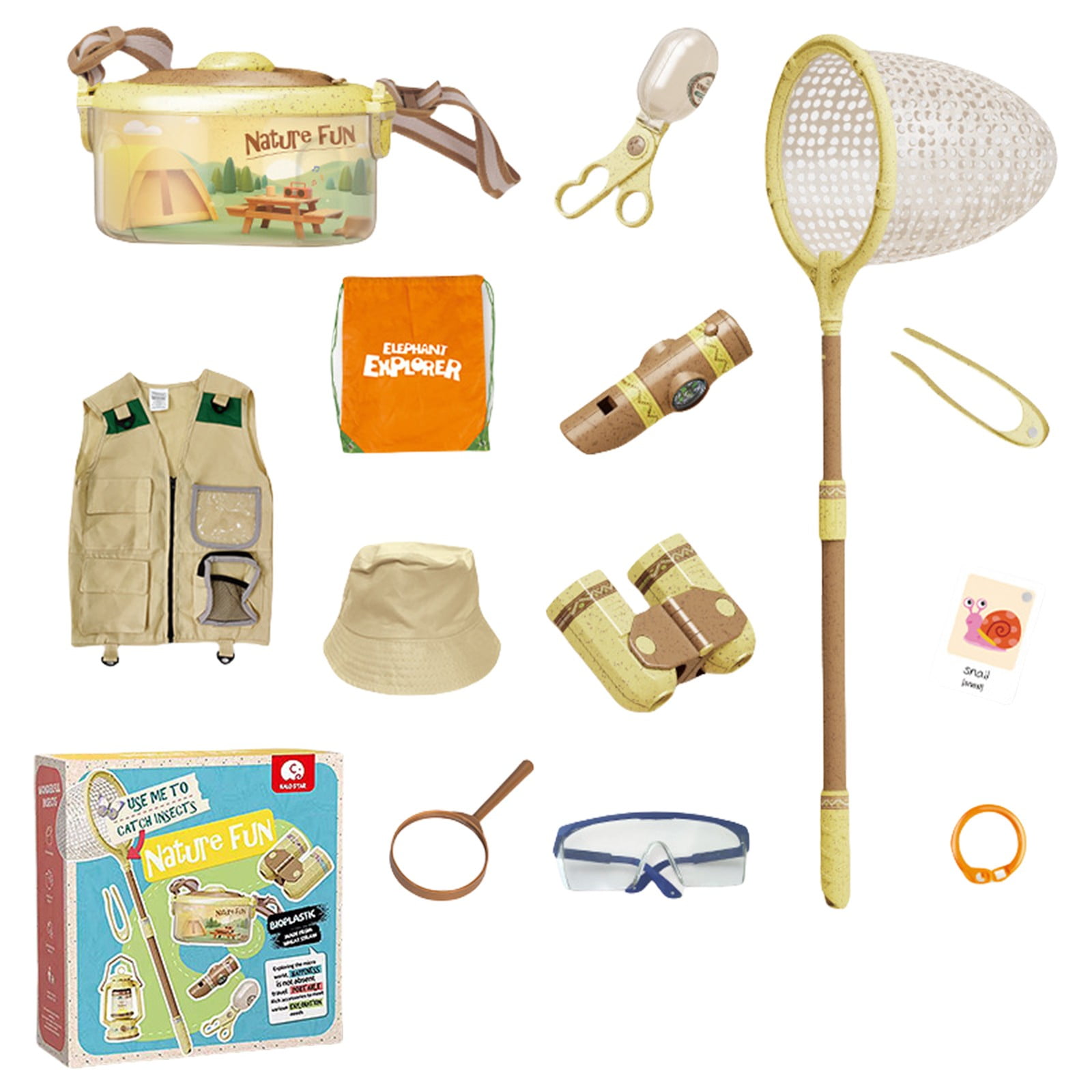 Gallickan Kids Outdoor Exploration Kit, Bug Catching Kit with Bug ...