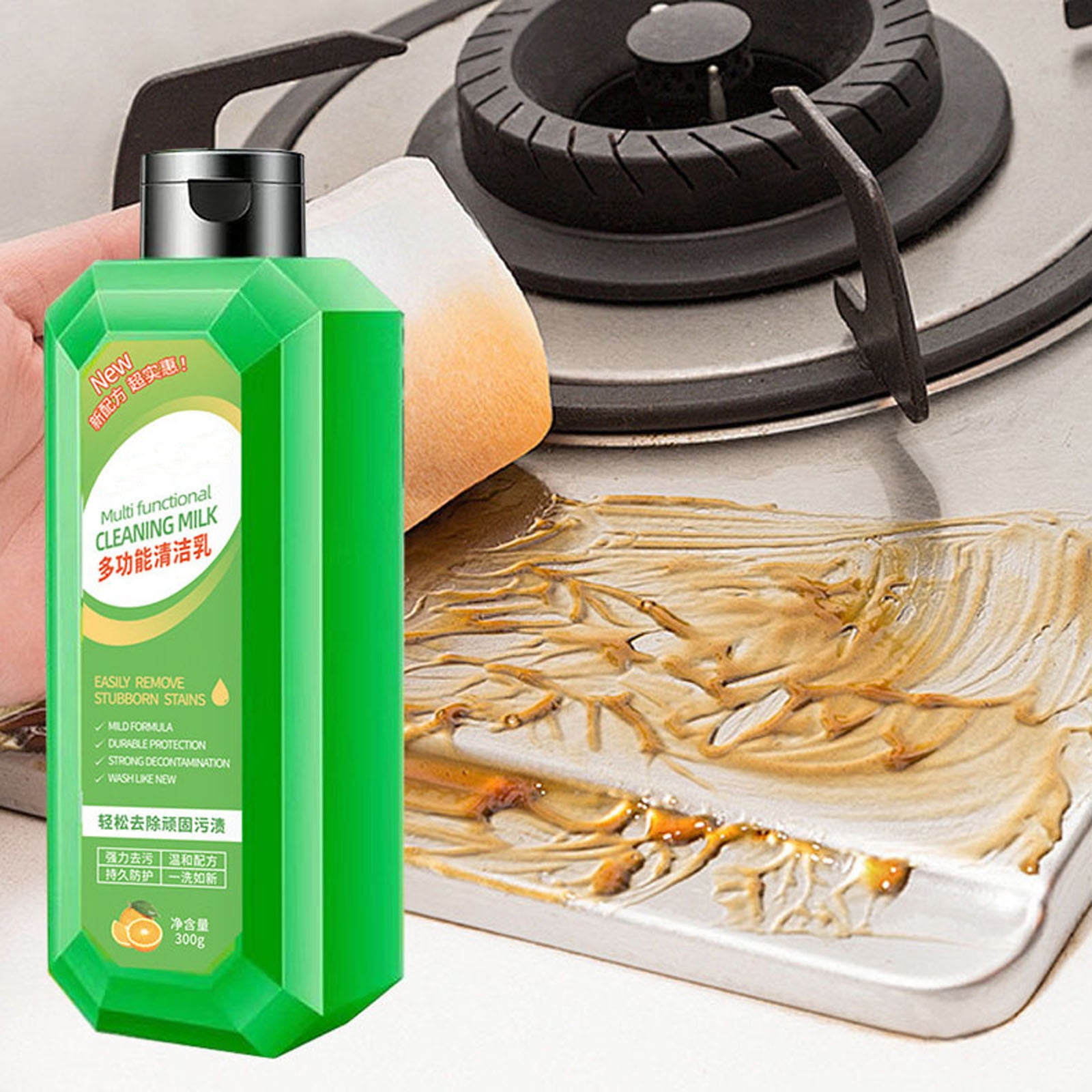 Gallickan Kitchen Cleaner Concentrate, 300ml Heavy Duty Oil Stain ...