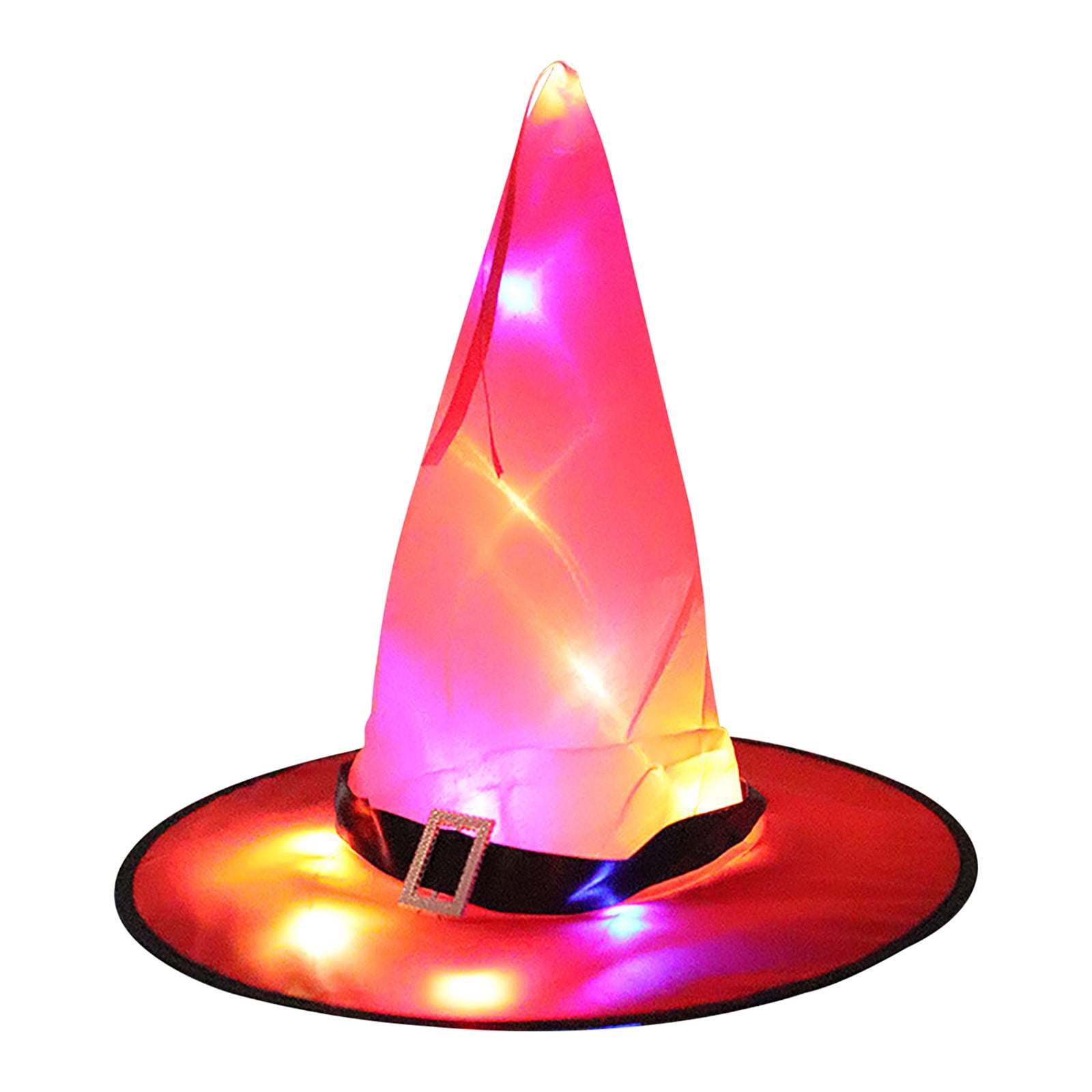 Gallickan Lighted Witch Hat, Light Up LED Halloween Witch Hat ...