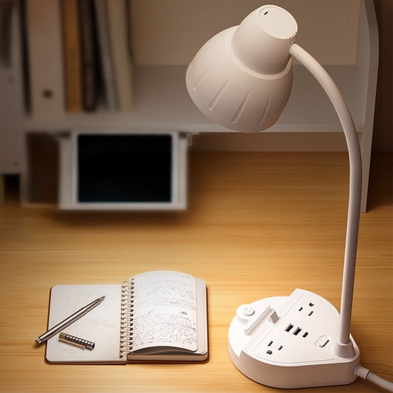 Gallickan Multi Interface LED Desk Lamp, USB Charging Port, 3 Color ...