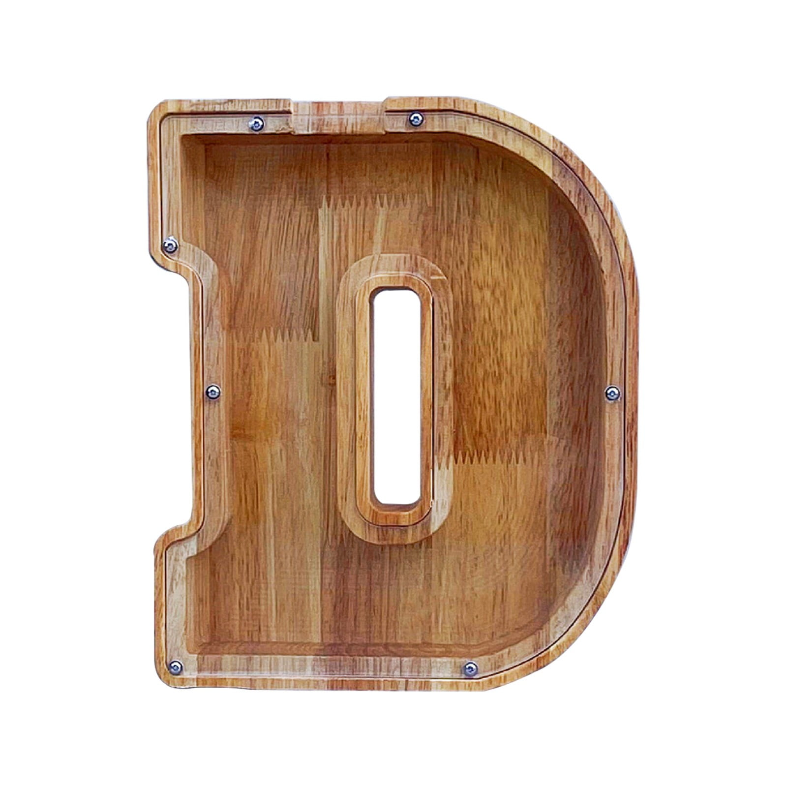 Gallickan Piggy Banks for Kids Boys Girls, Wooden Letter Piggy Bank ...