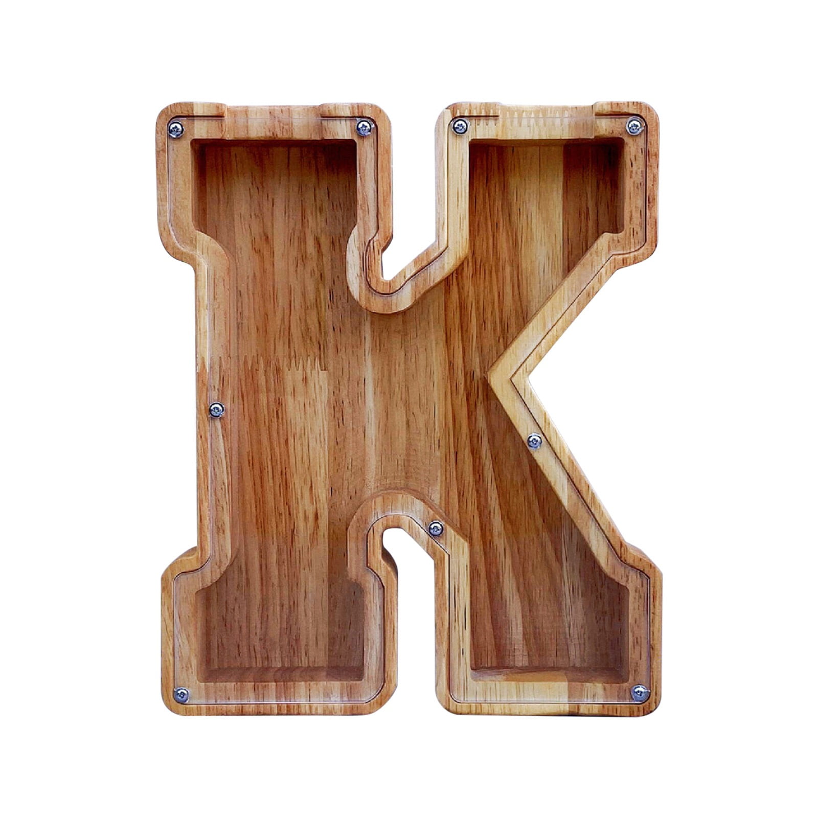 Gallickan Piggy Banks for Kids Boys Girls, Wooden Letter Piggy Bank ...