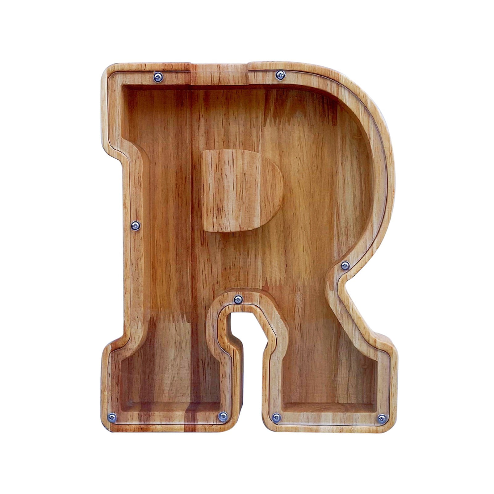 Gallickan Piggy Banks for Kids Boys Girls, Wooden Letter Piggy Bank ...