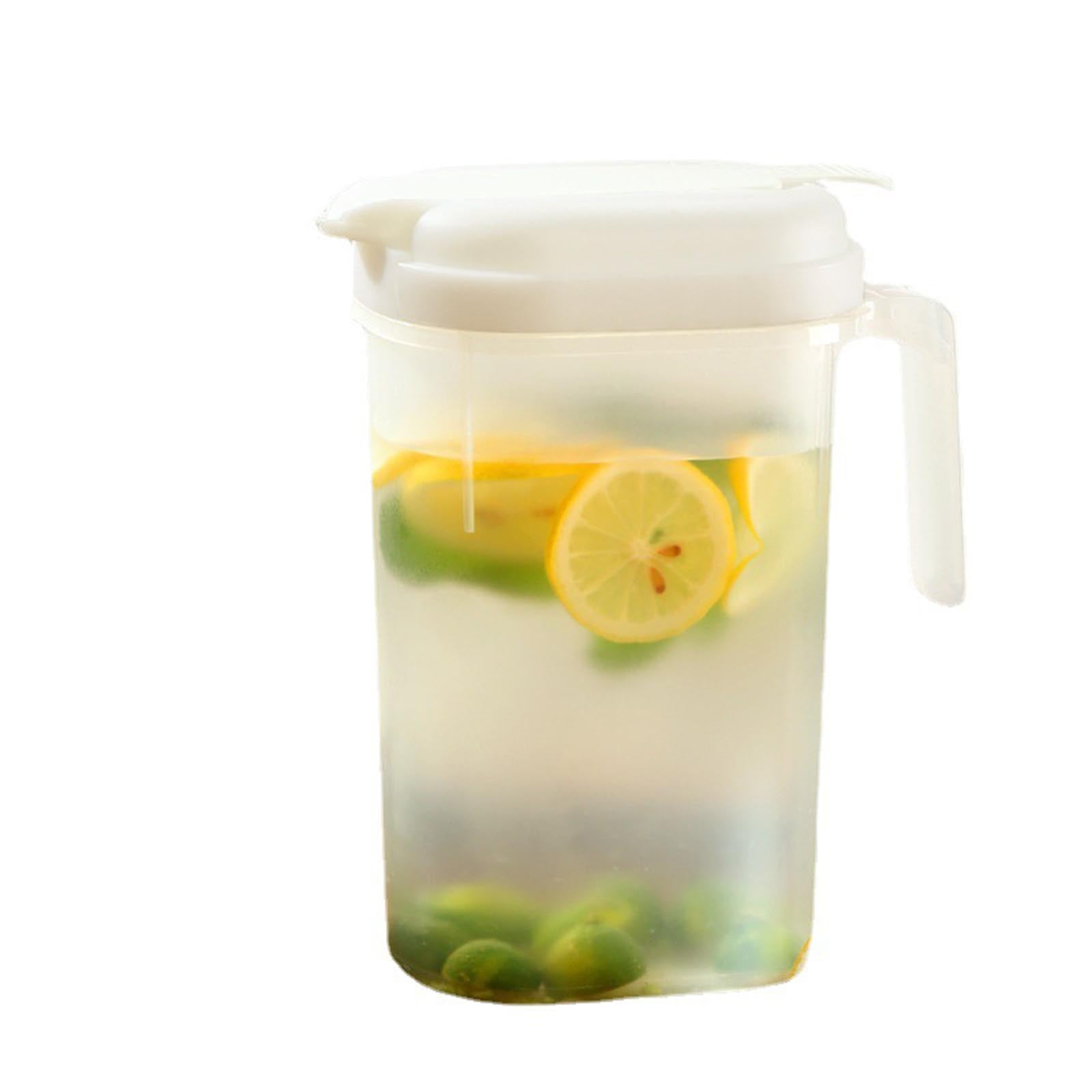 Gallickan Plastic Water Pitcher with Lid, 67 oz Water Carafe – BPA-Free ...
