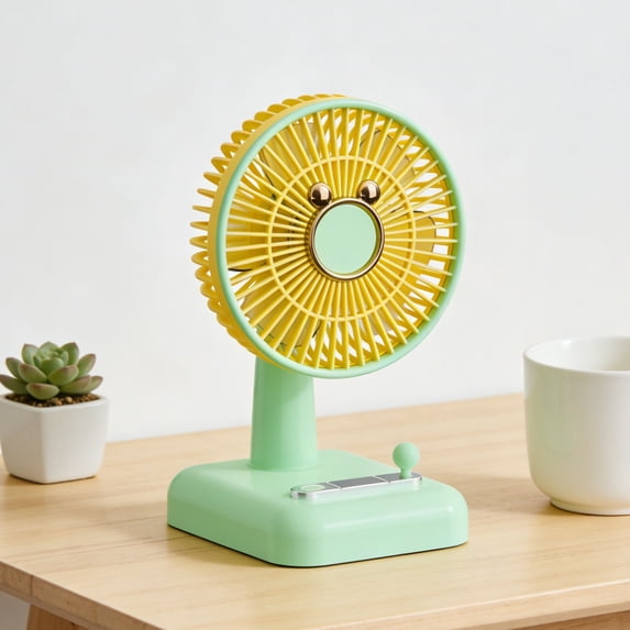 Gallickan Portable USB Rechargeable Fan, Mini Desk Fan with Strong Wind ...