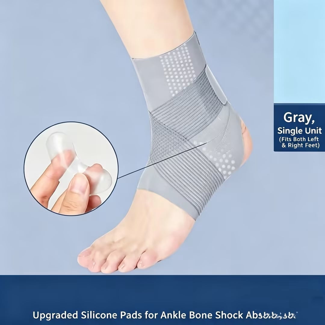 Gallickan Silicone Ankle Brace, Breathable Ankle Stabilizer for Sprain ...