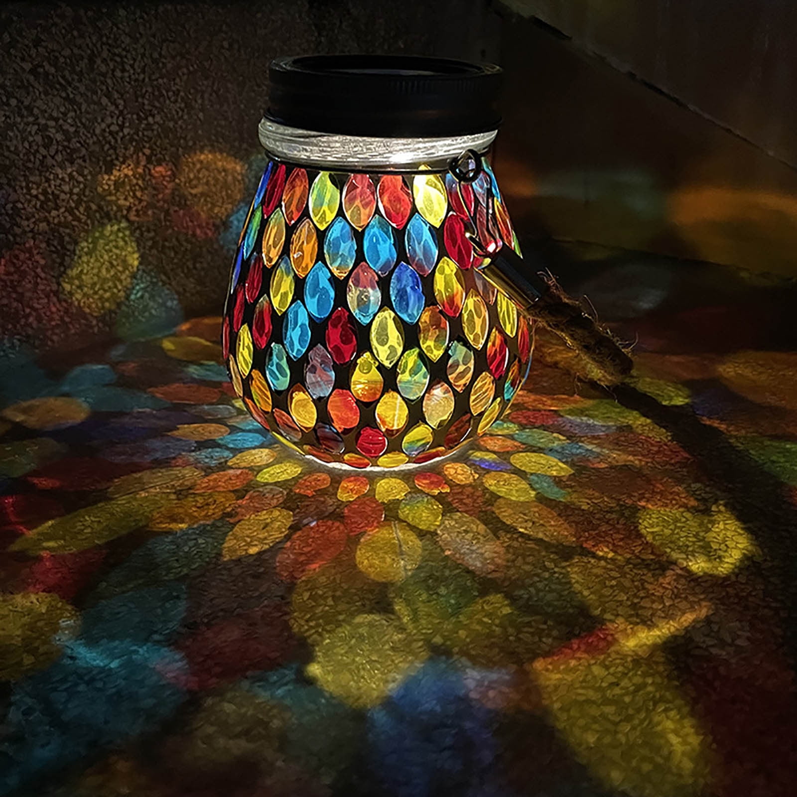 Gallickan Solar Lanterns Outdoor Hanging Lights, Solar Table Lamps ...