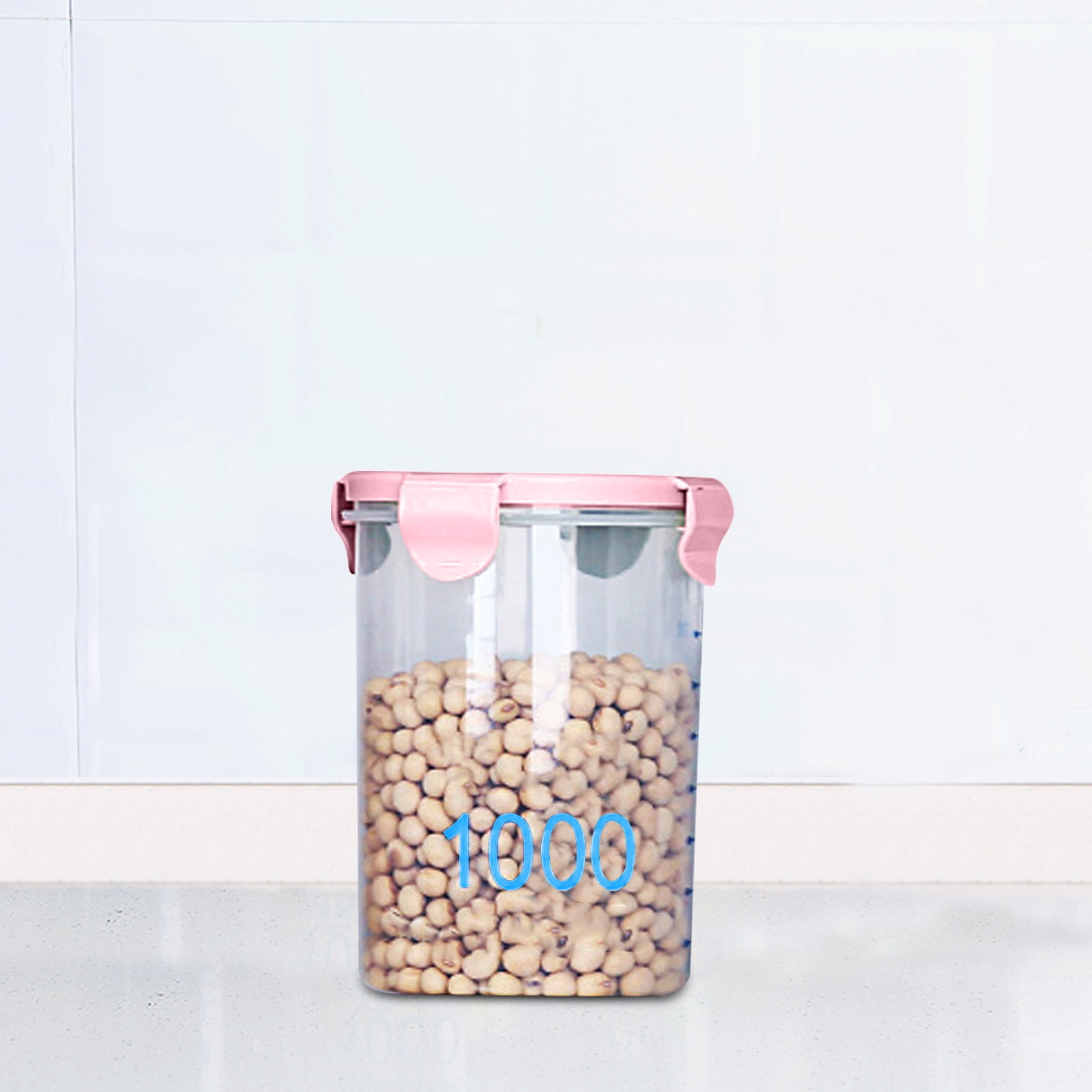 Elainilye Storage Canister, 0.6/0.8/1/1.5 Quart Plastic Kitchen ...